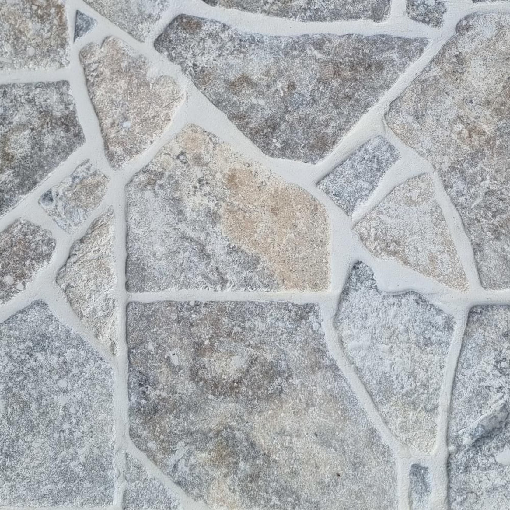 30mm Springbrook Classic Silver Travertine Crazy Paving | ArchiPro AU
