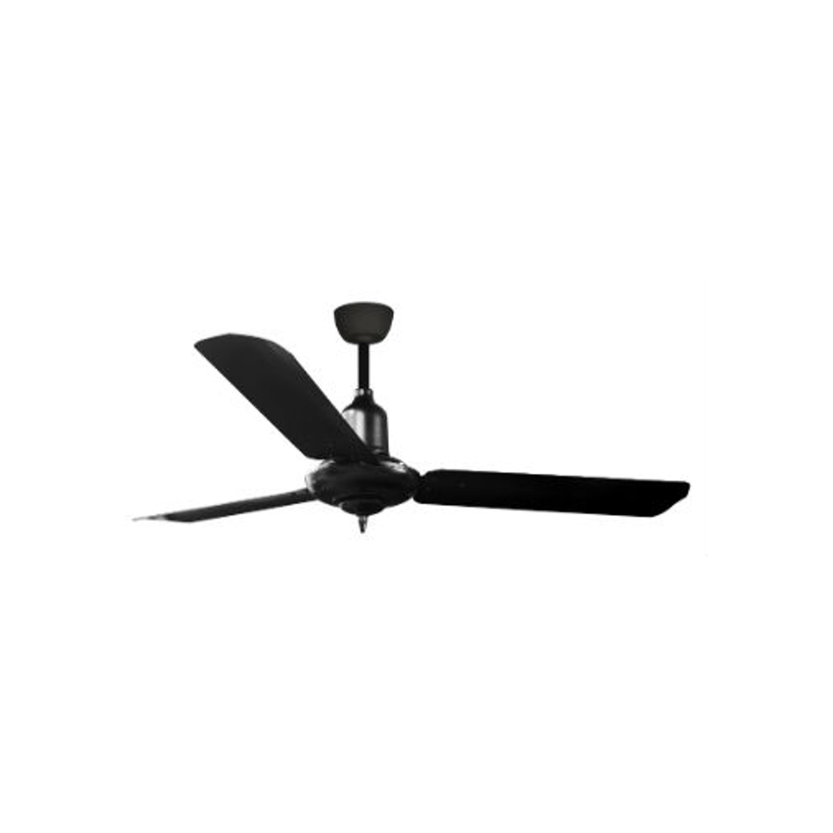 Colonial Matt Black All Black AC Motor Fan | ArchiPro AU