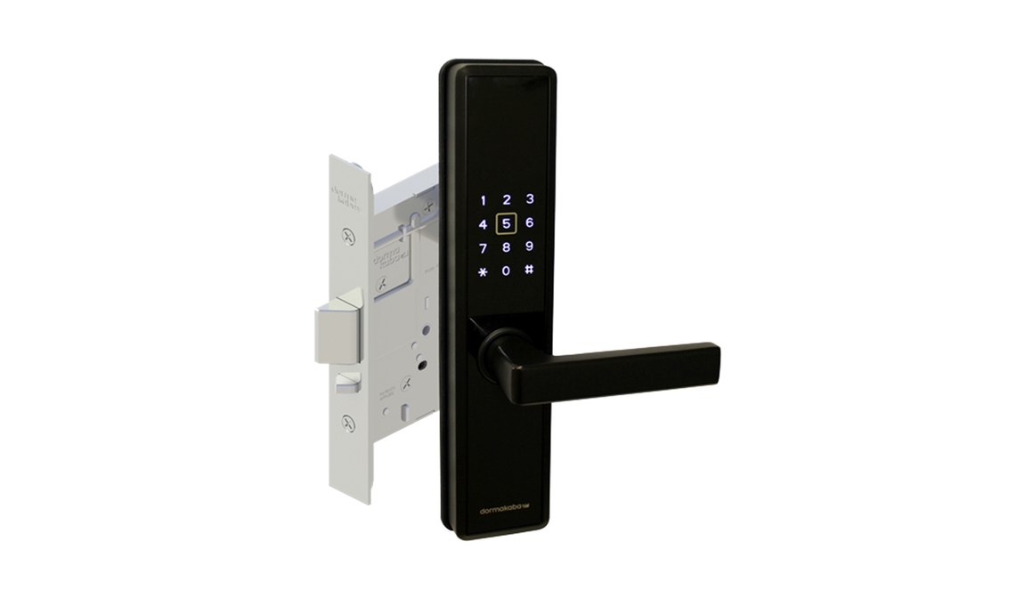 Dormakaba M5 Smart Digital Door Lock Matt Black With Black Trim ...