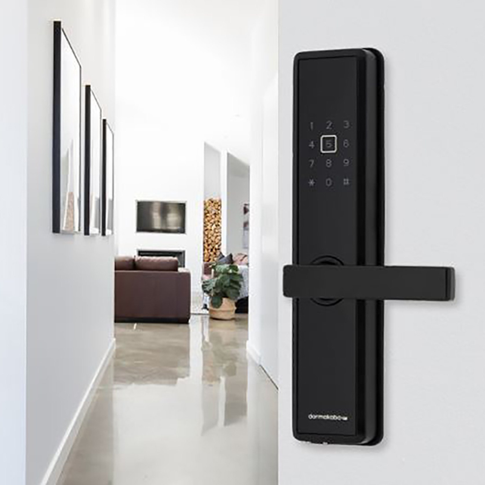 Dormakaba M5 Smart Digital Door Lock Matt Black With Black Trim ...