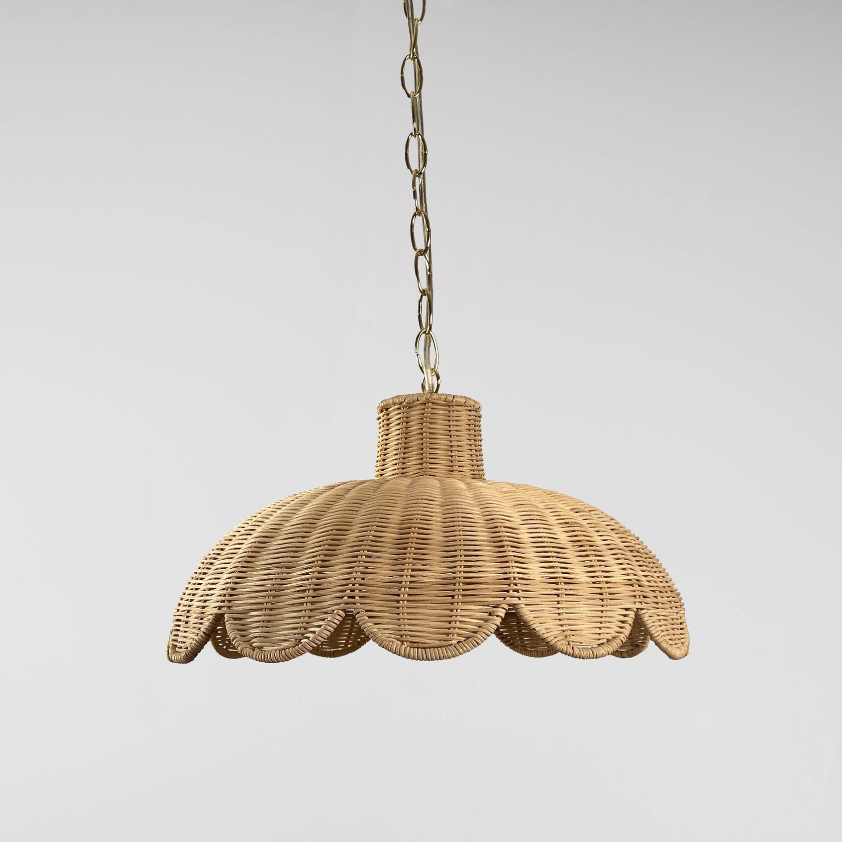 Alice Scallop Rattan Pendant Light | ArchiPro AU