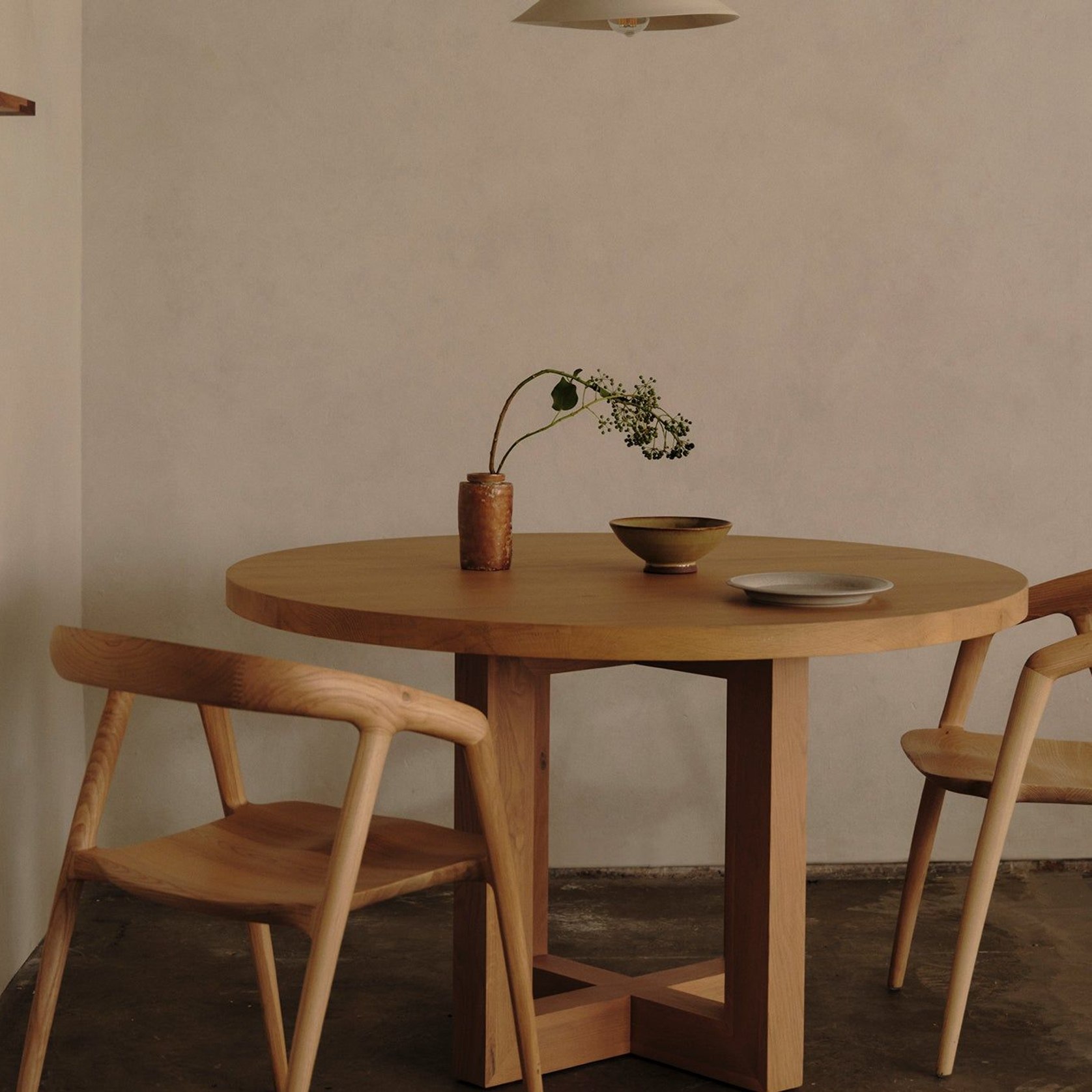 Solid Oak Global Round Dining Table | ArchiPro AU