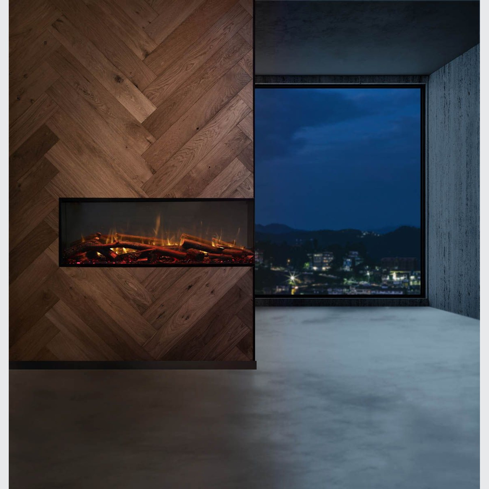 VisionLINE View Electric Fireplace | ArchiPro AU