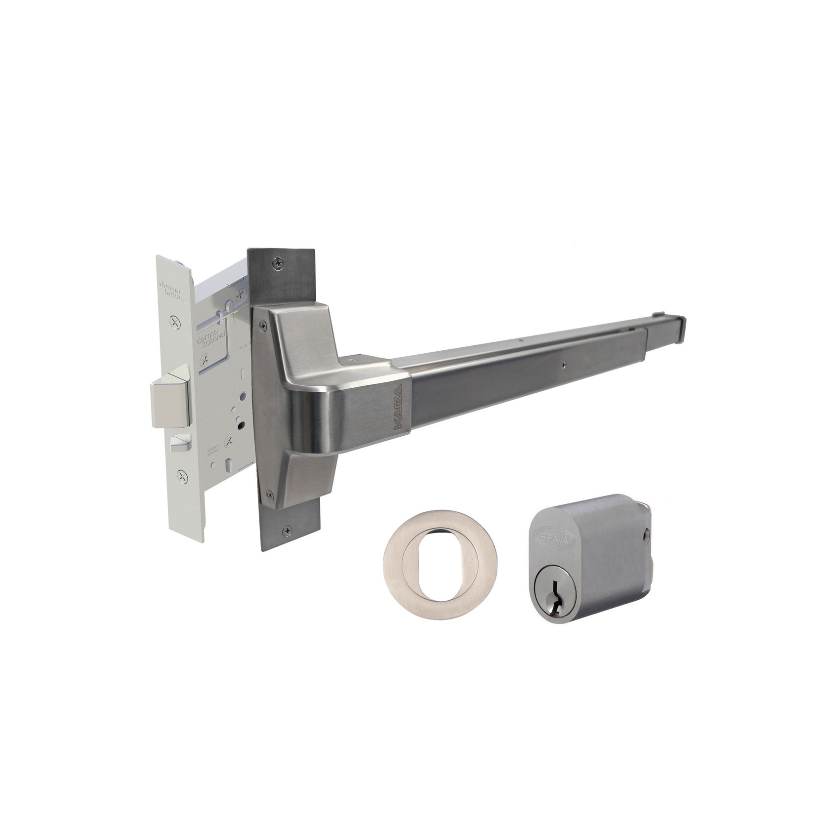 Kaba Panic Bar Pack w/ Mortice Lock & Cylinder LPED014 | ArchiPro AU