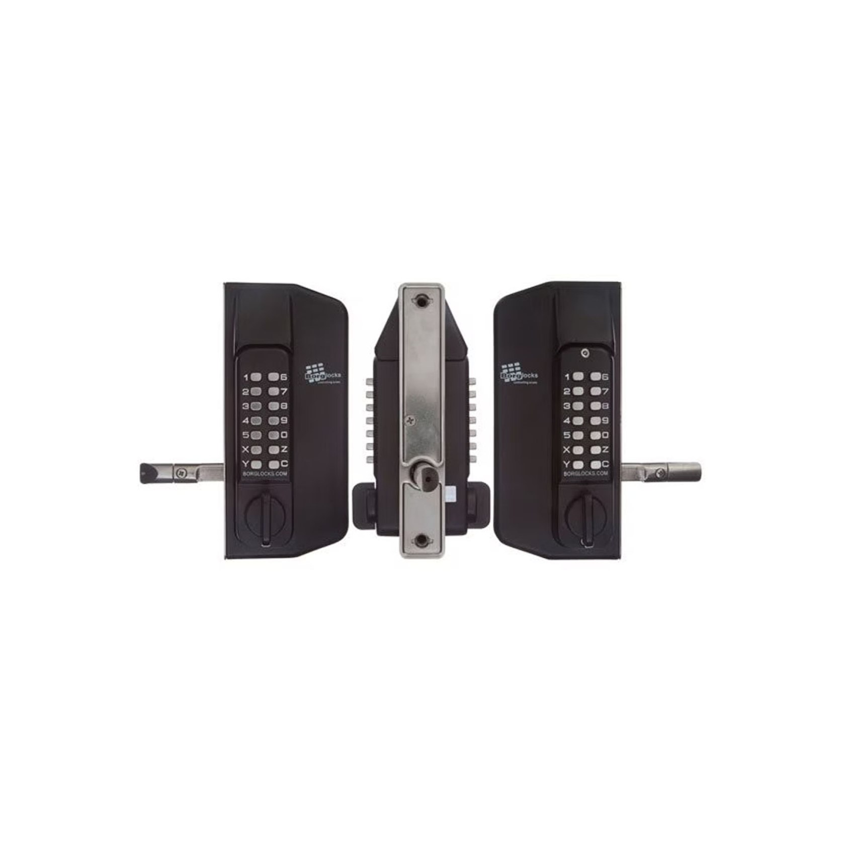 Borg Digital Gate Lock Marine Grade Black BL3150GATE | ArchiPro AU