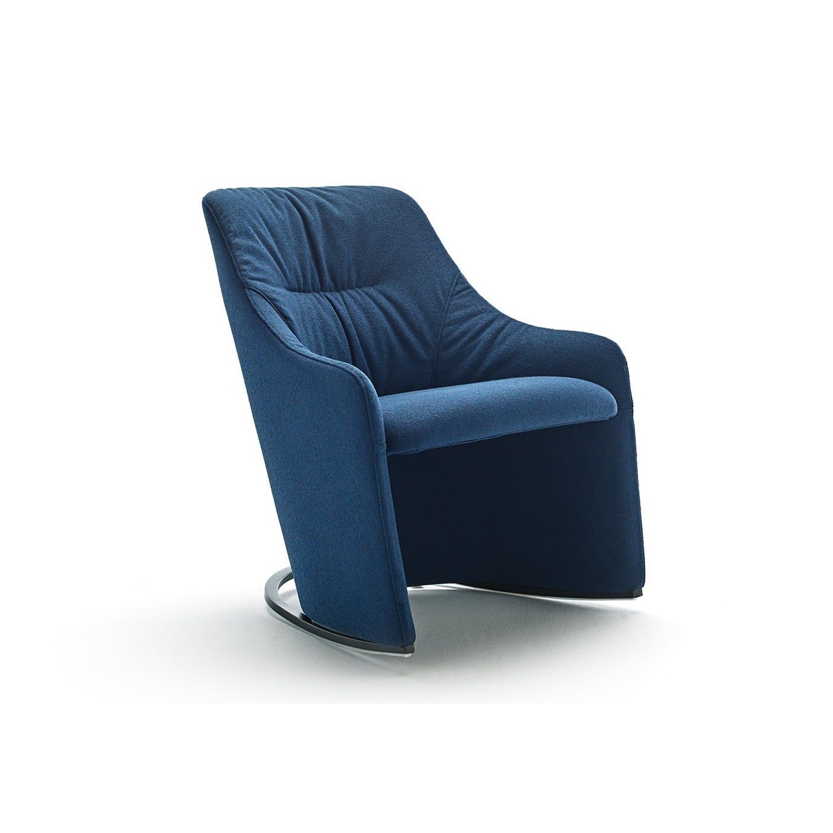 Nagi Low Rocking Armchair - Soft Upholstery | ArchiPro AU