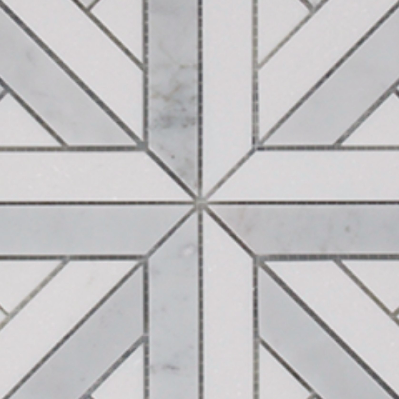 Escher Parquetry Mosaic Carrara And Thassos Honed | ArchiPro AU