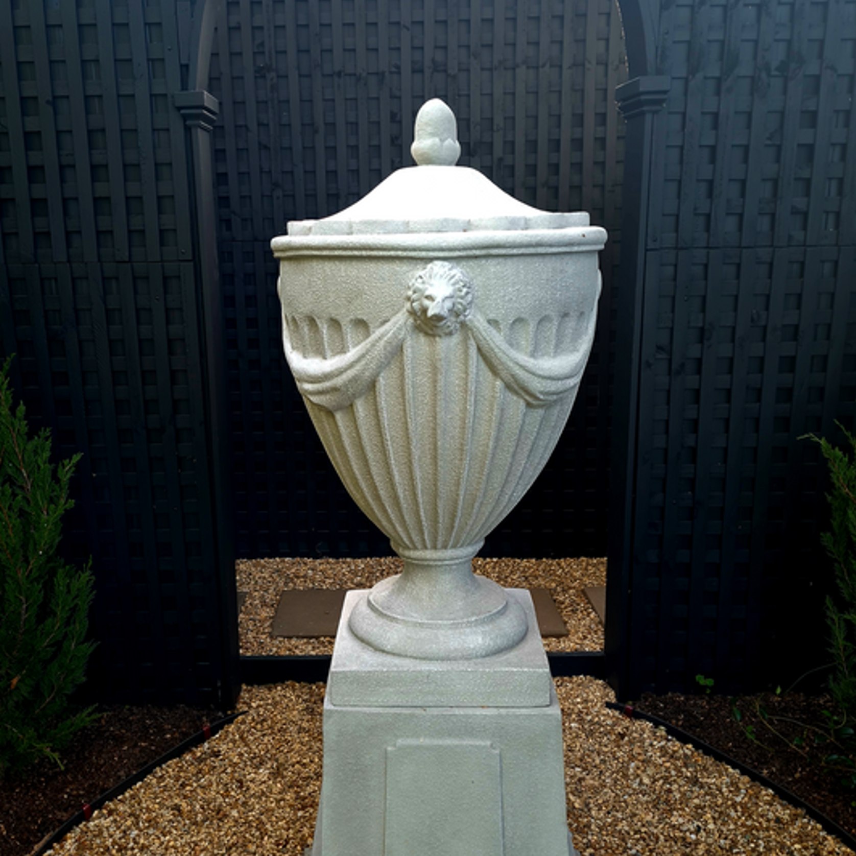 Robert Adams Urn And Plinth - Pietro Stoneware | ArchiPro AU