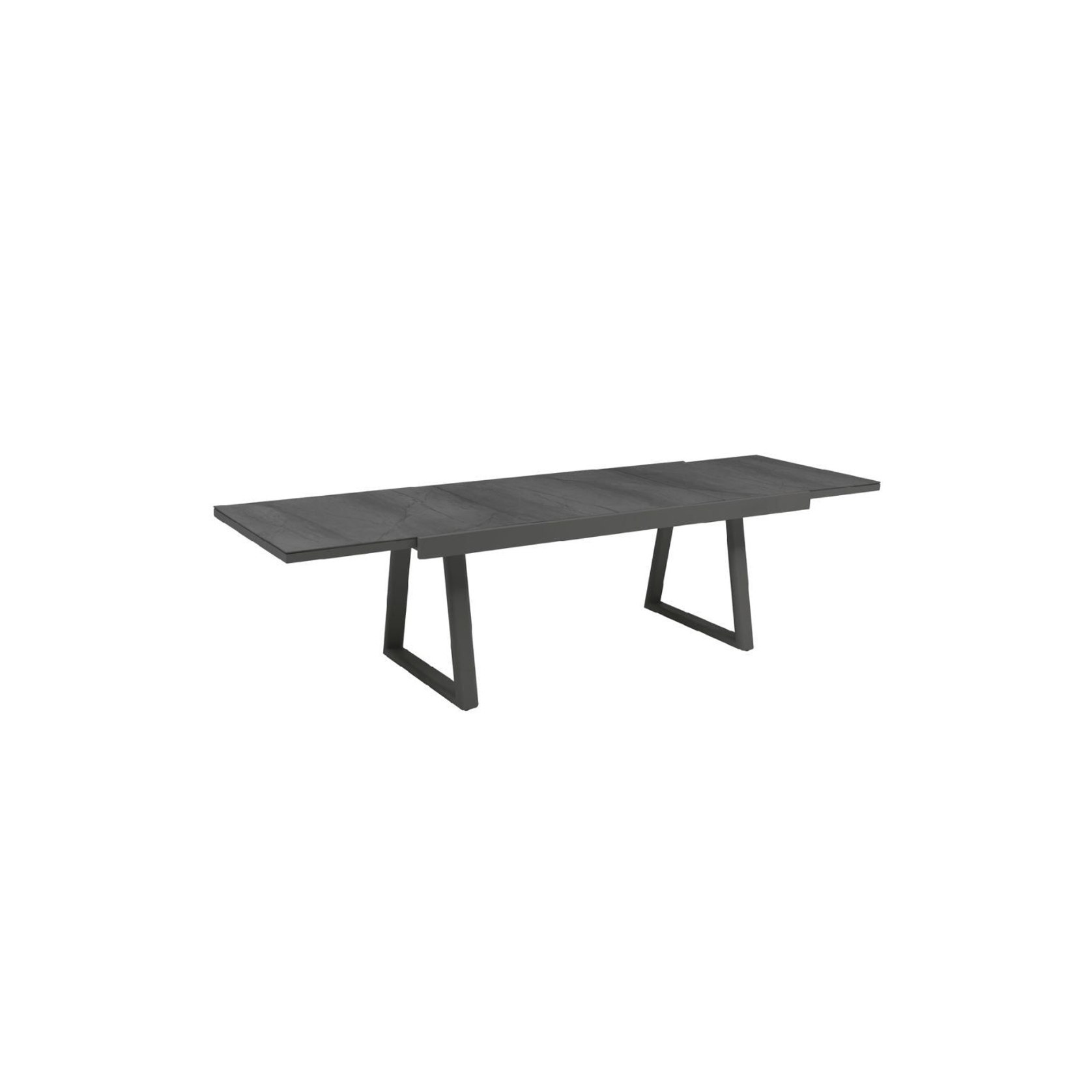Verona Extendable Outdoor Dining Table - Charcoal | ArchiPro AU