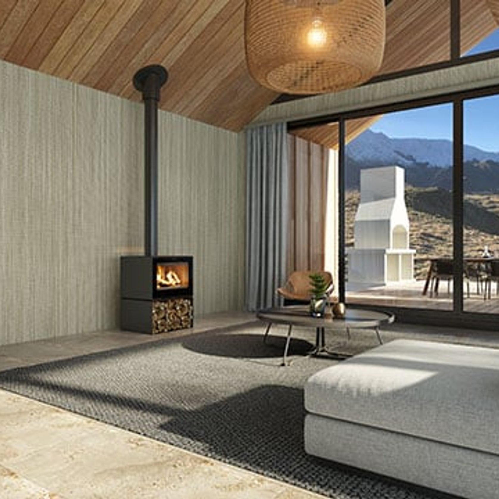 VisionLINE Phoenix Slow Combustion Fireplace | ArchiPro AU