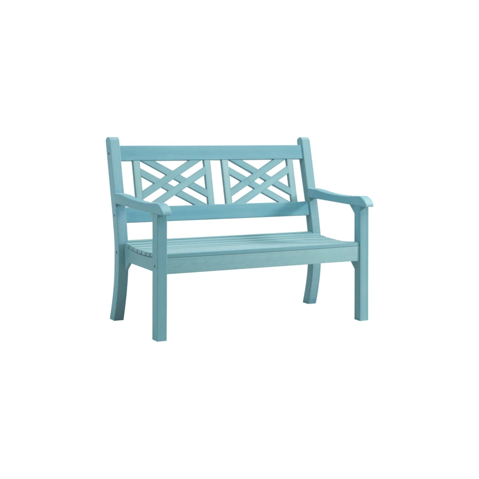 WINAWOOD Speyside 2 Seater Bench - 1216mm - Powder Blue | ArchiPro AU