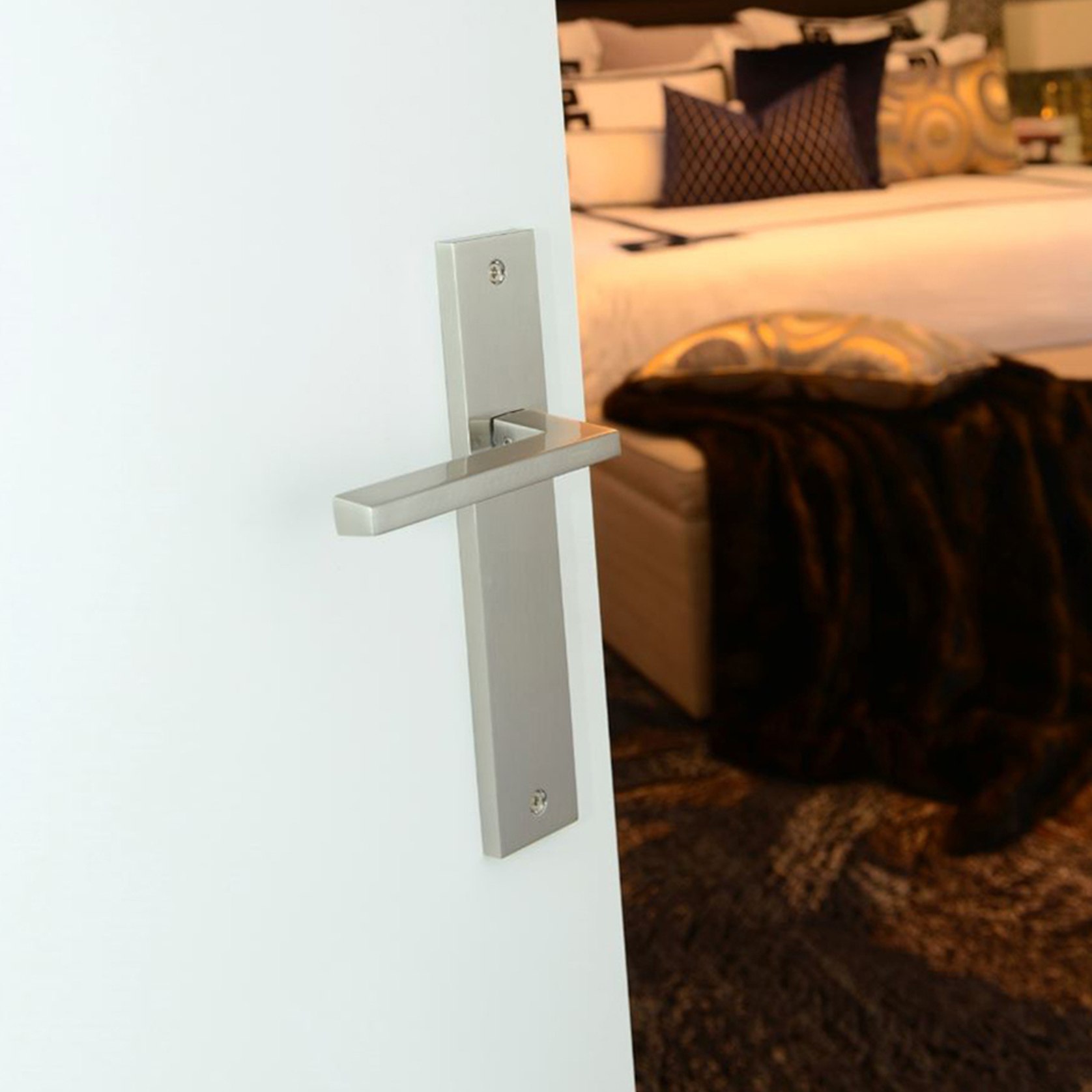Zanda 8131 Matrix Door Lever Handle on Longplate | ArchiPro AU