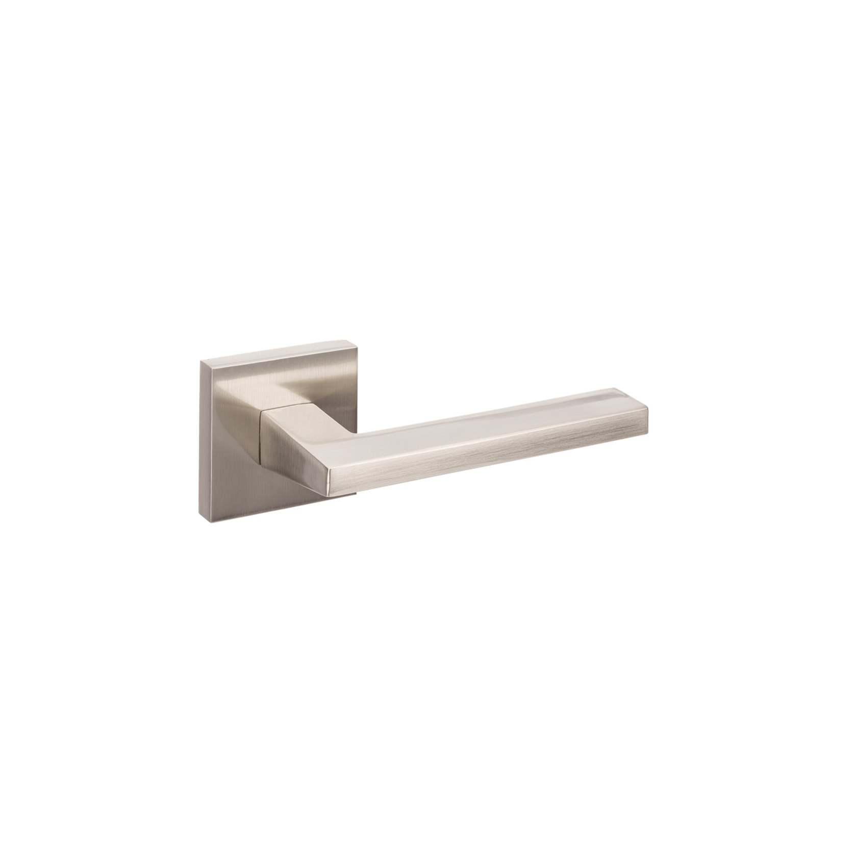 Zanda Matrix Door Handle Lever Set Brushed Nickel | ArchiPro AU
