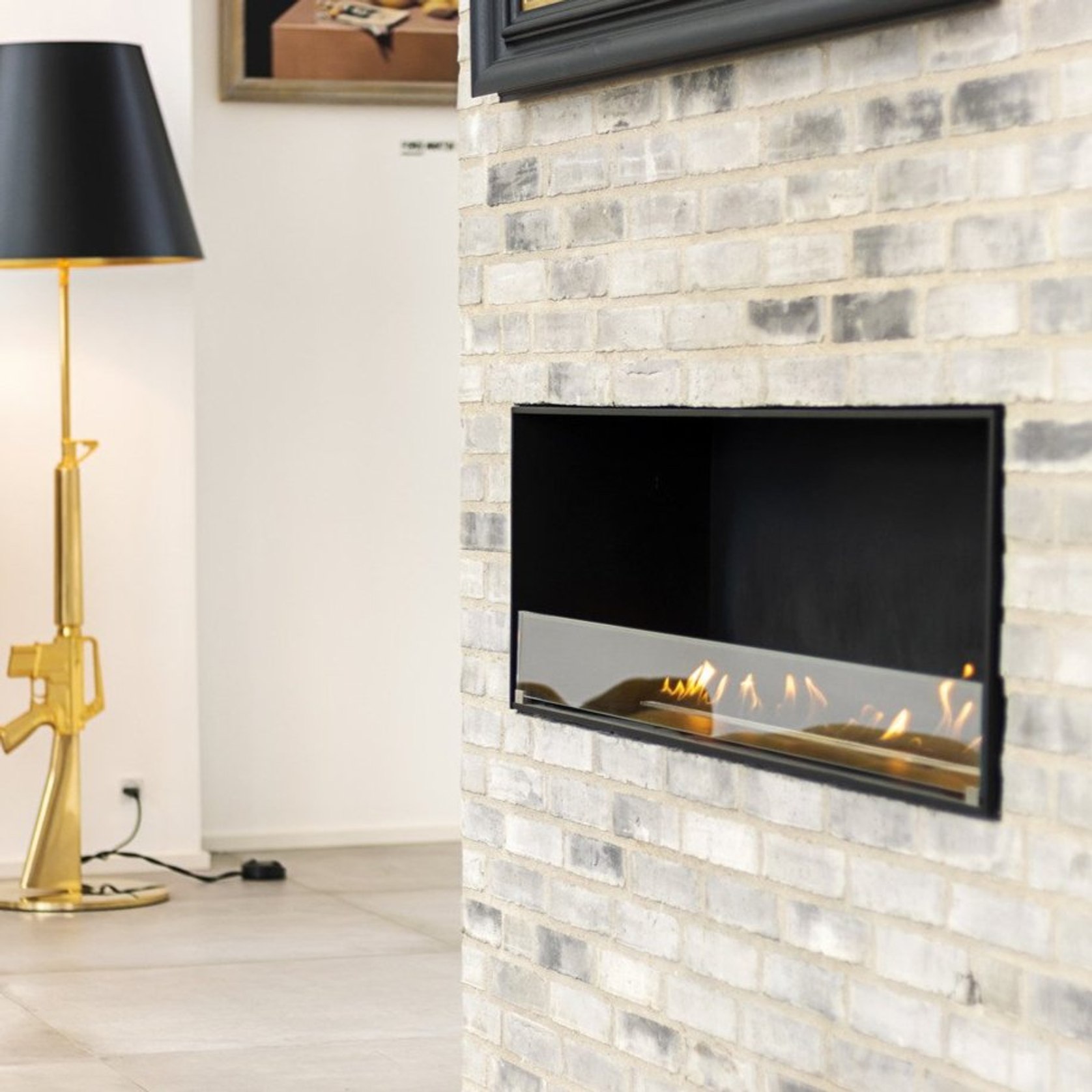 Decoflame Montreal Net Zero Front Facing Fireplace | ArchiPro AU