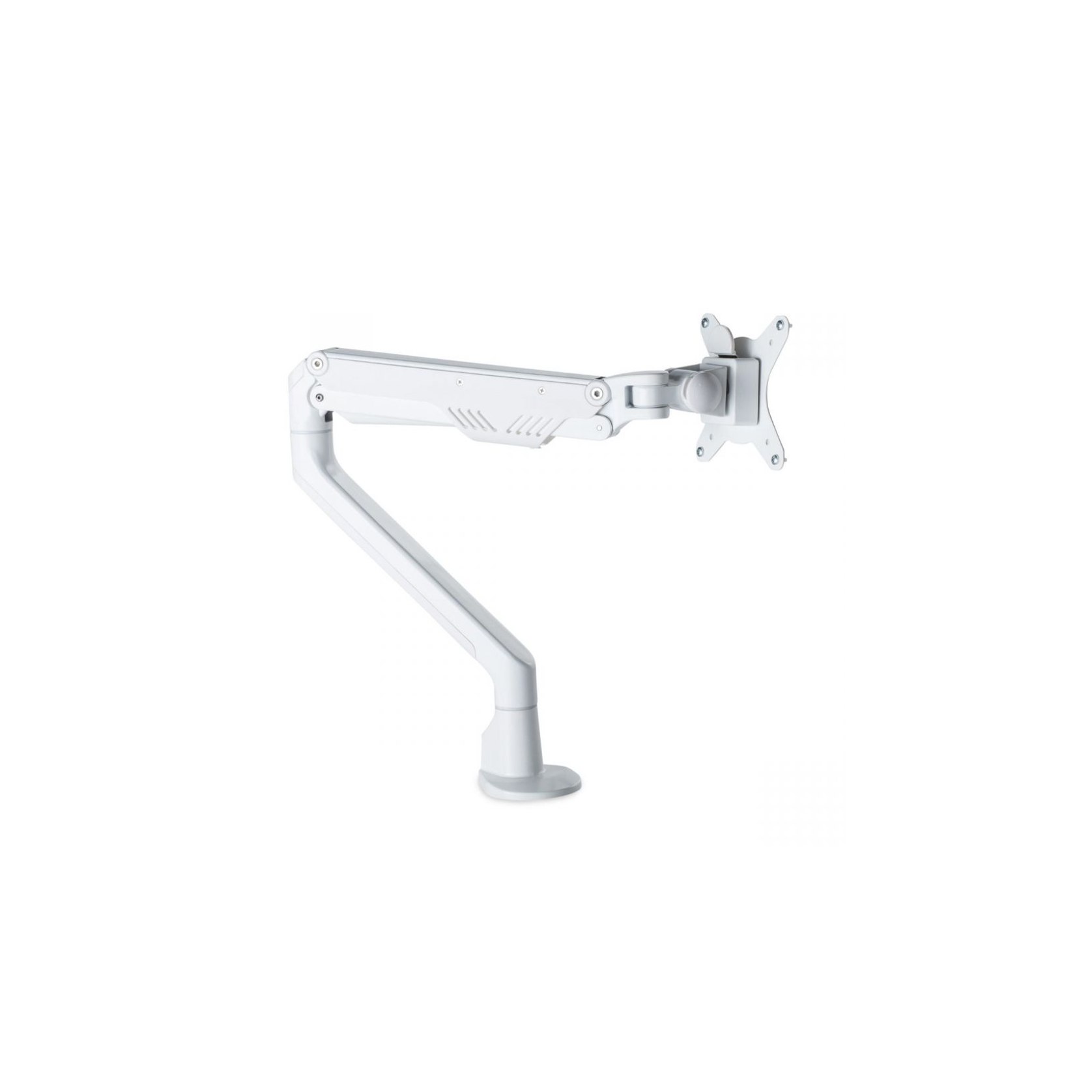 Dynamic Monitor Arm Single 180deg Stop- White | ArchiPro AU