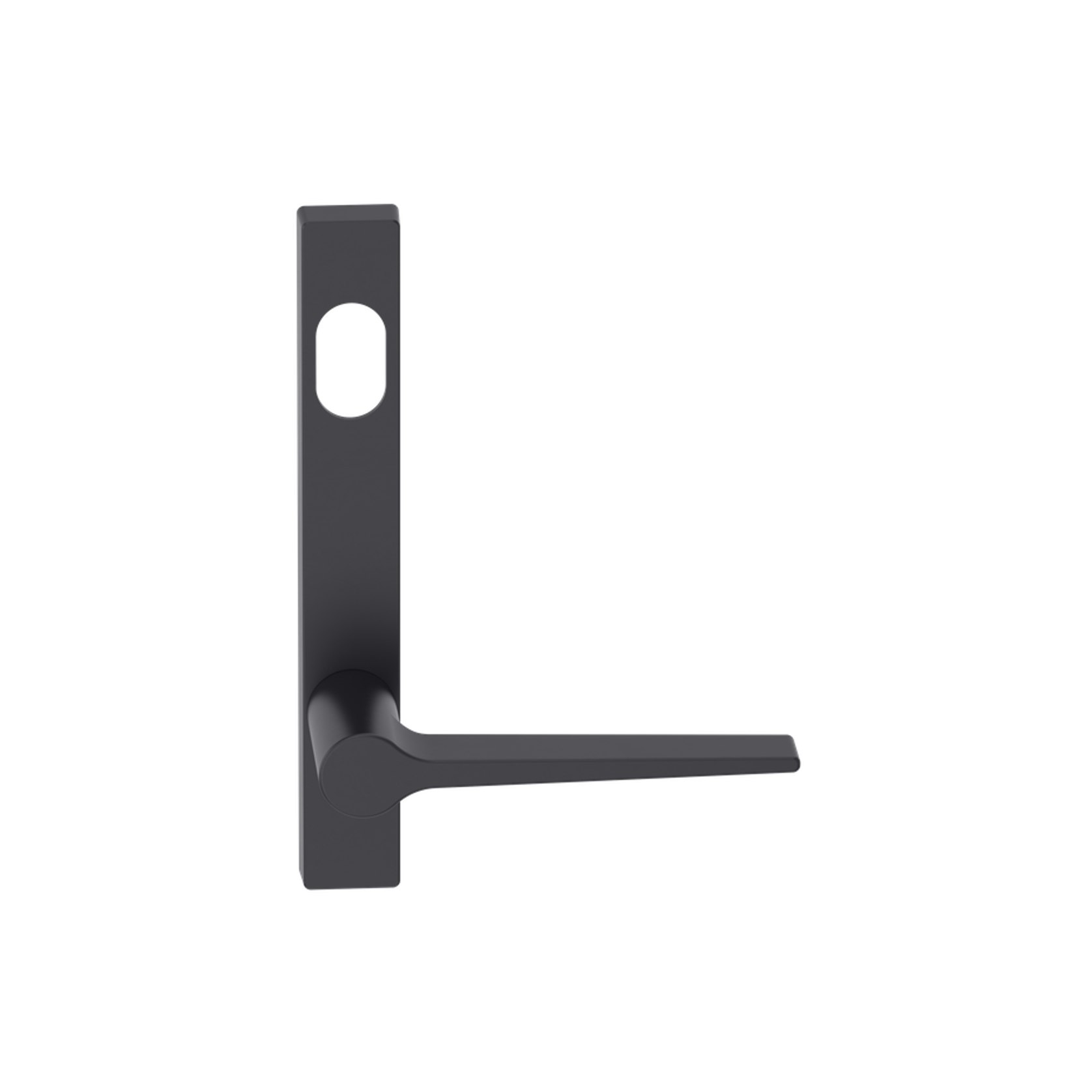 Narrow Plate Lever #14 Cylinder/Concealed BLK | ArchiPro AU
