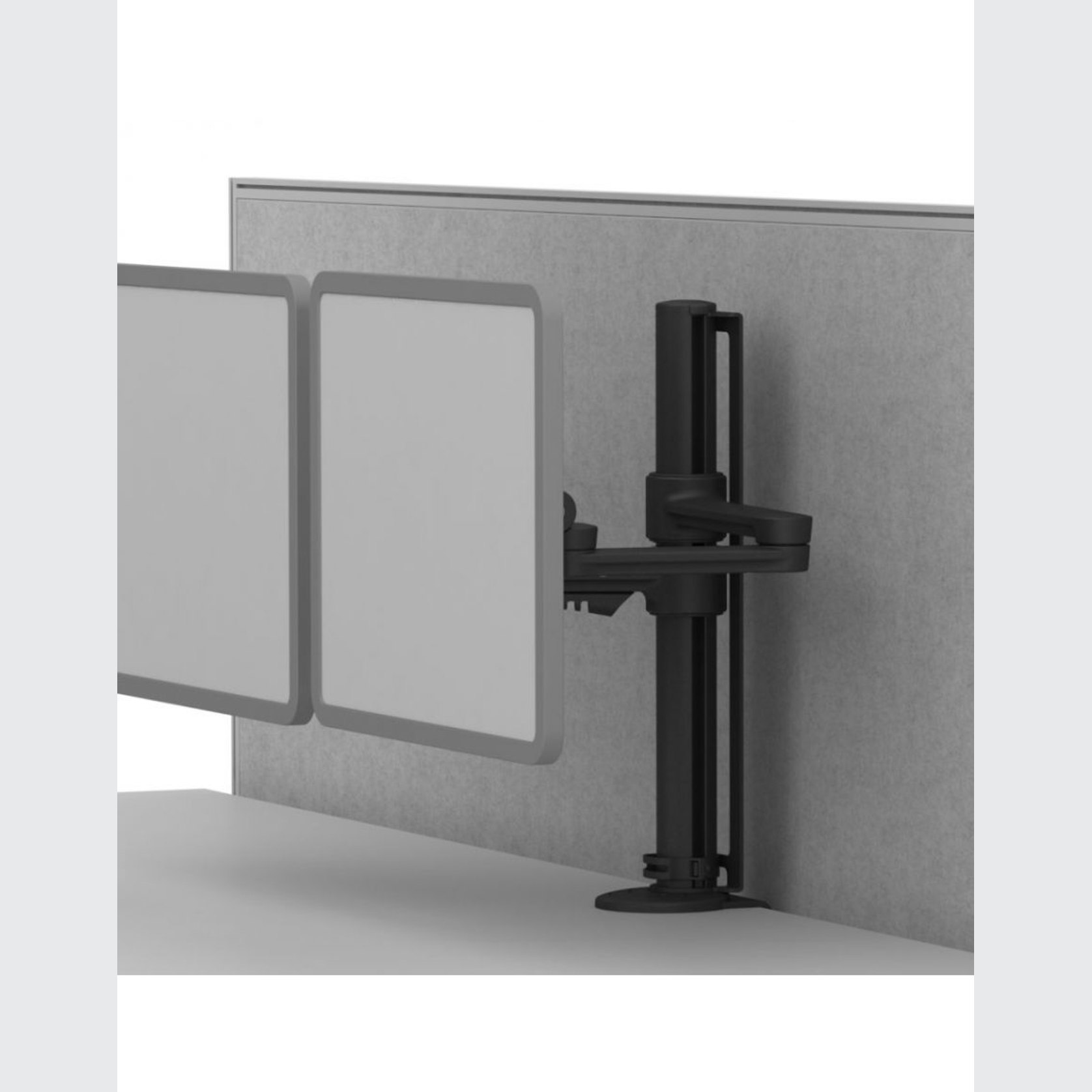 CME Single Monitor Arm - White | ArchiPro AU