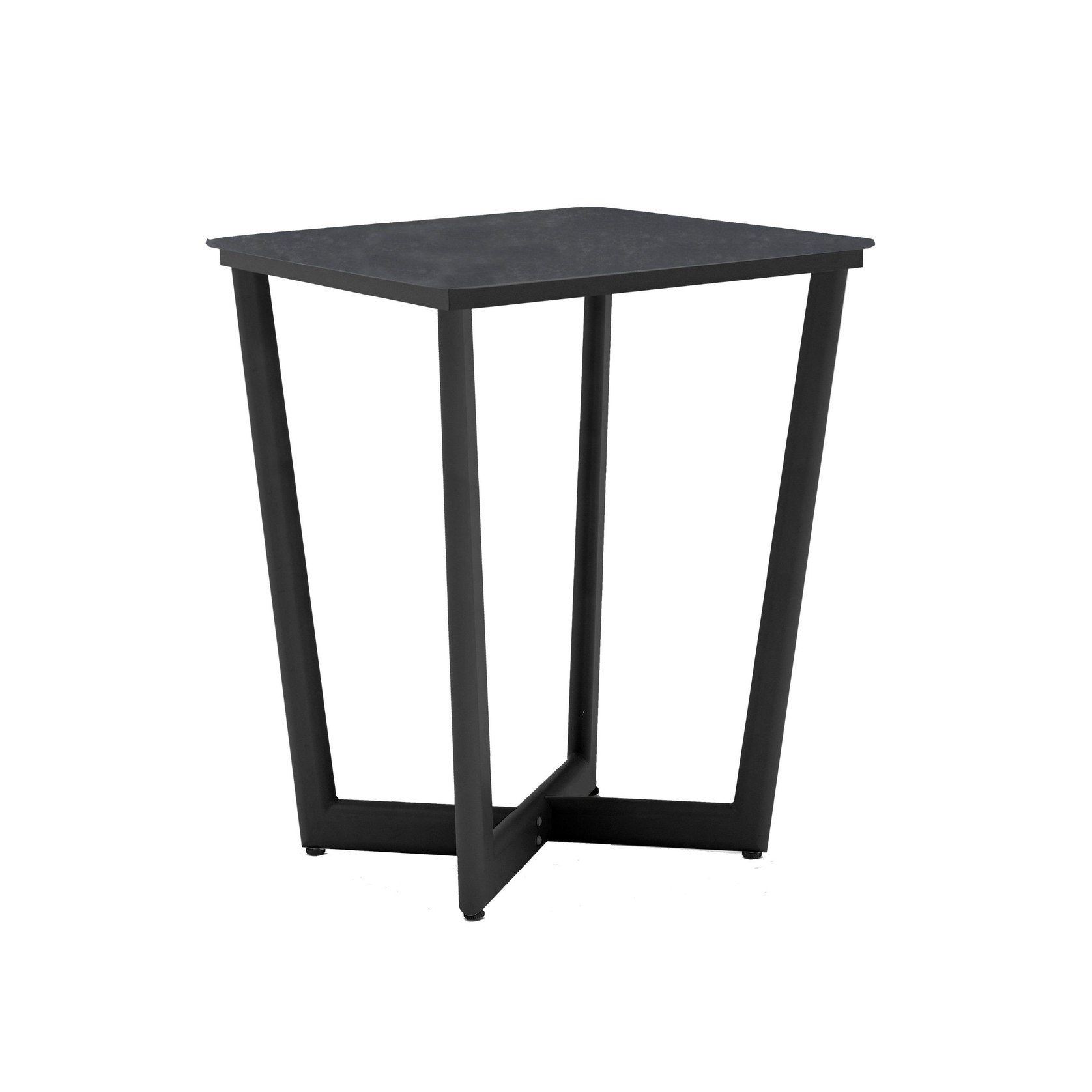Verona Square Outdoor Bar Table - Charcoal | ArchiPro AU
