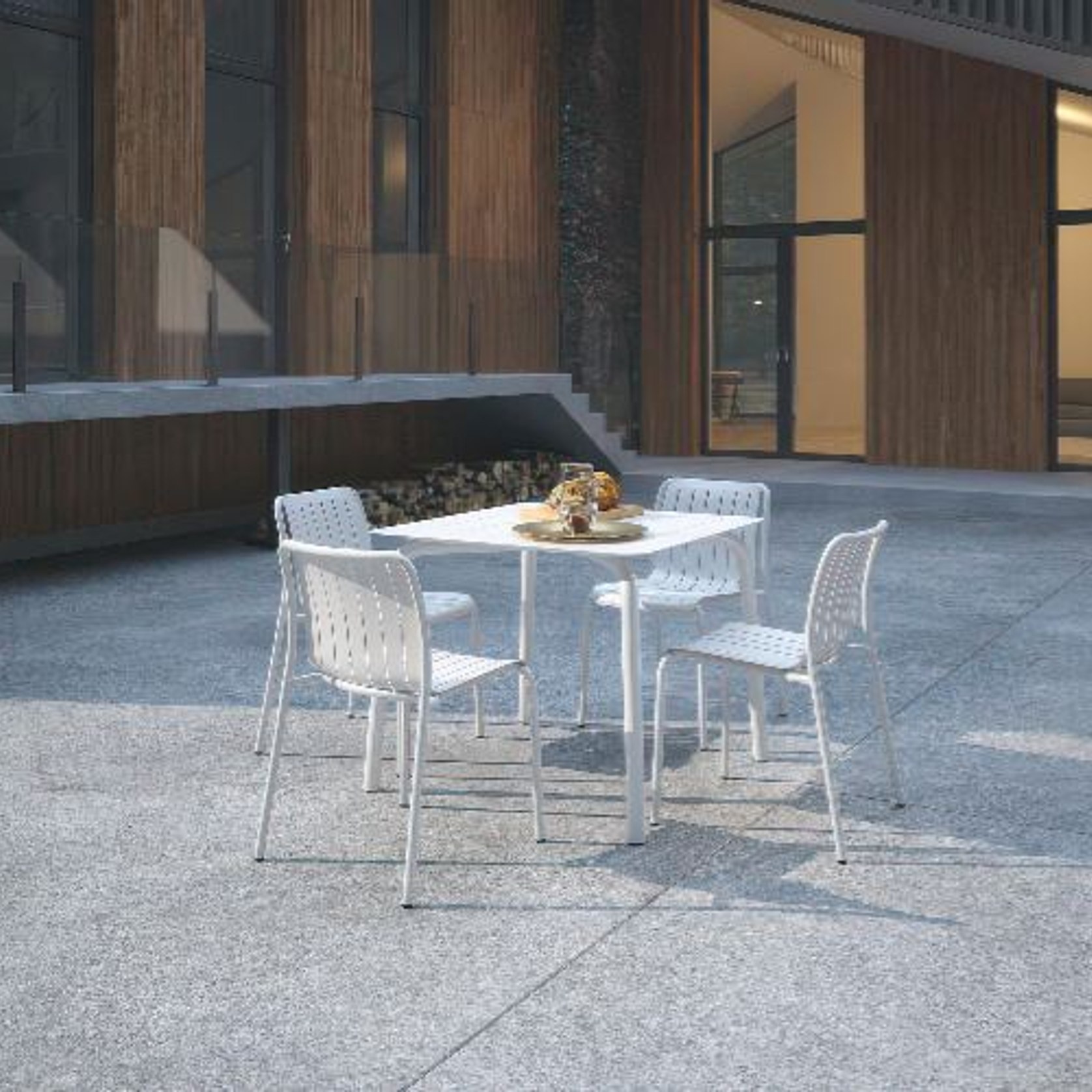 Roku Outdoor Dining Table 90cm | ArchiPro AU