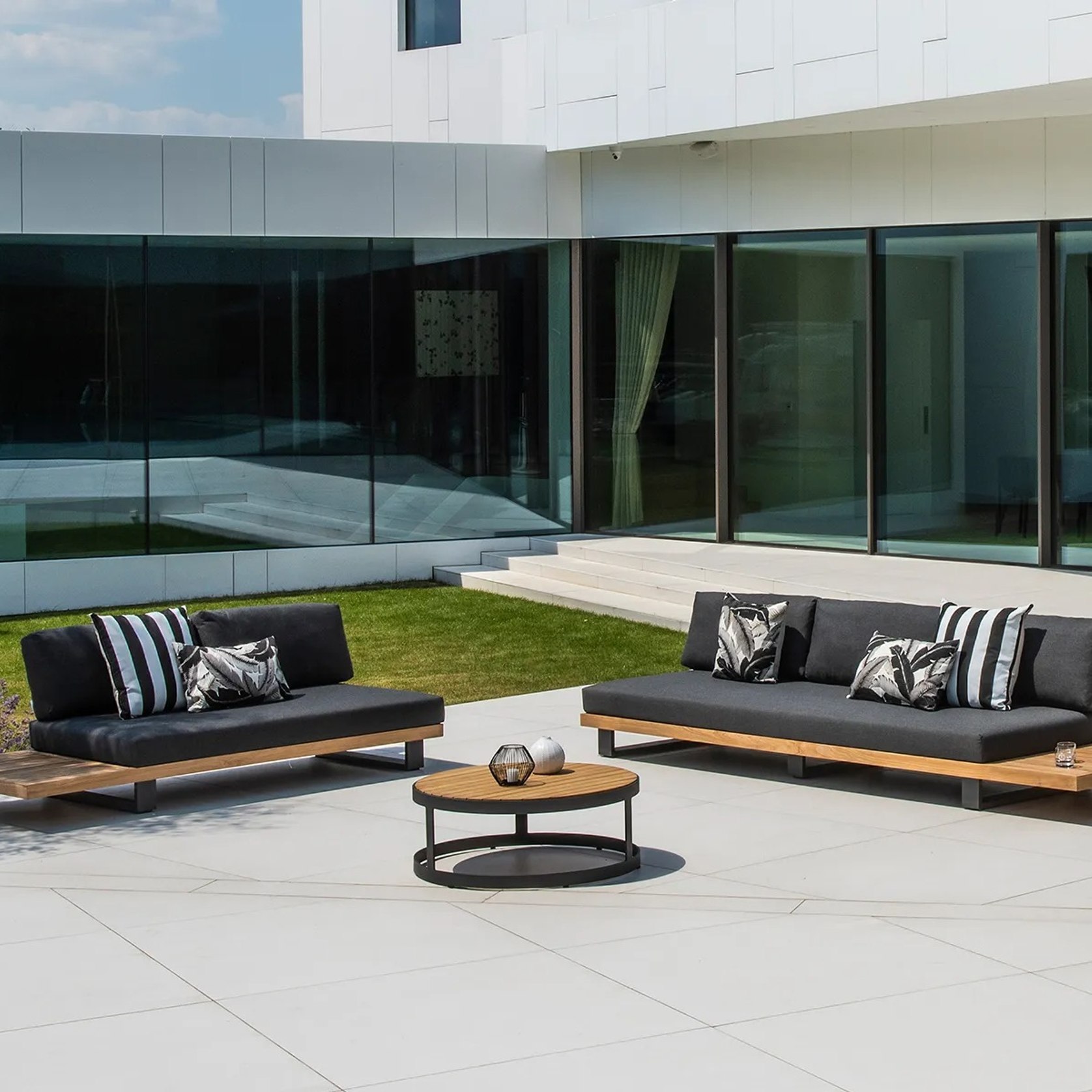 Truro 5 Seater Outdoor Lounge Setting | ArchiPro AU