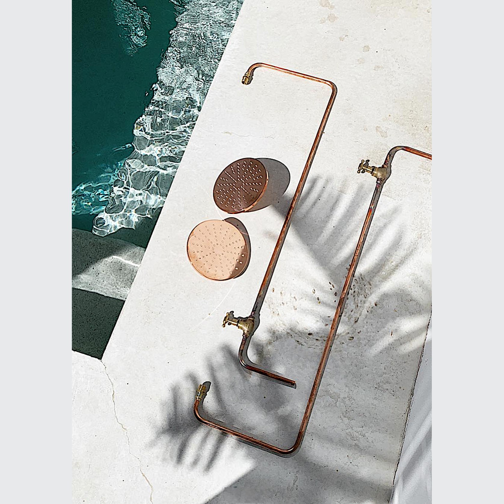 Bondi Wall Mount Outdoor Shower | Cold | Copper | ArchiPro AU