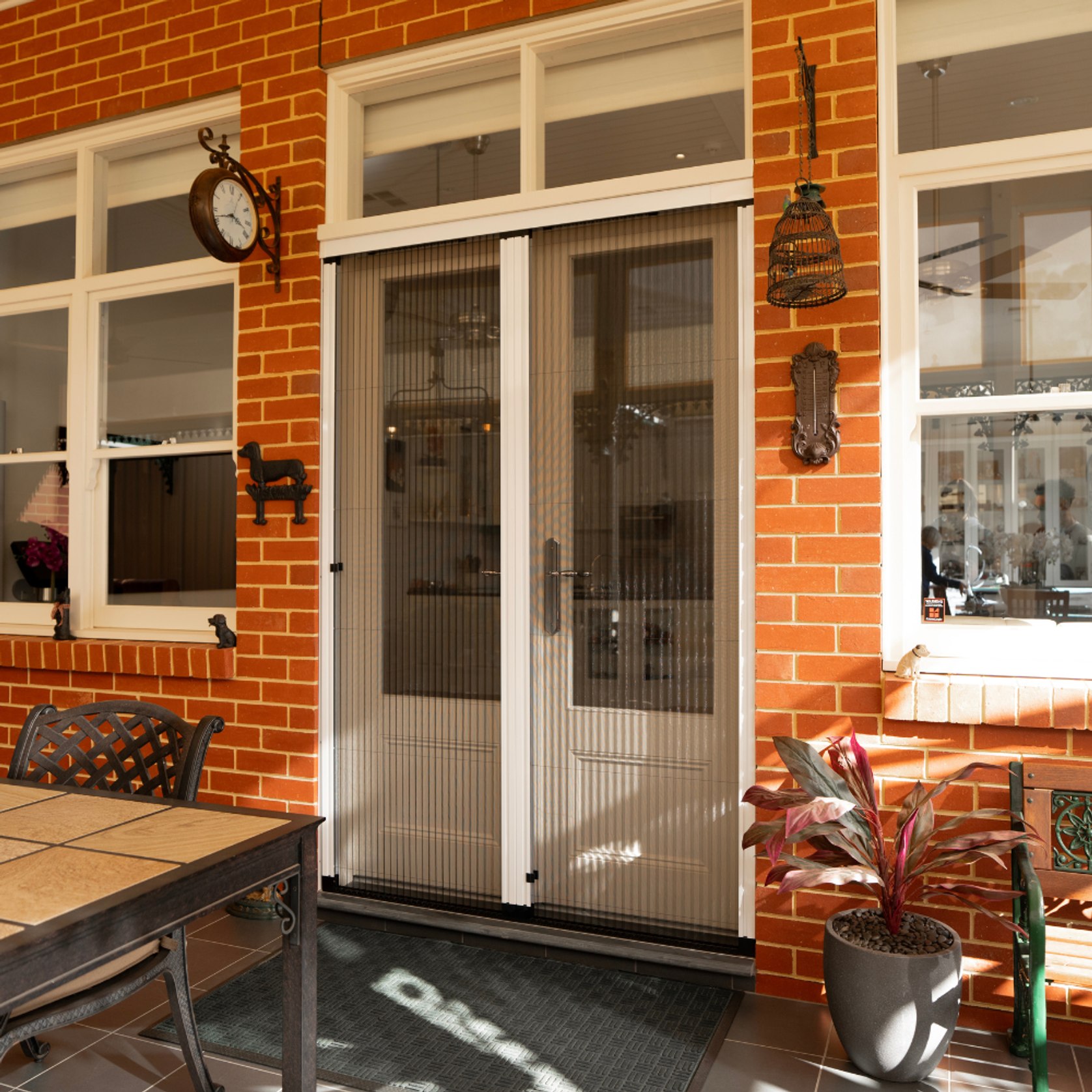 Retractable Flyscreen : French door | ArchiPro AU