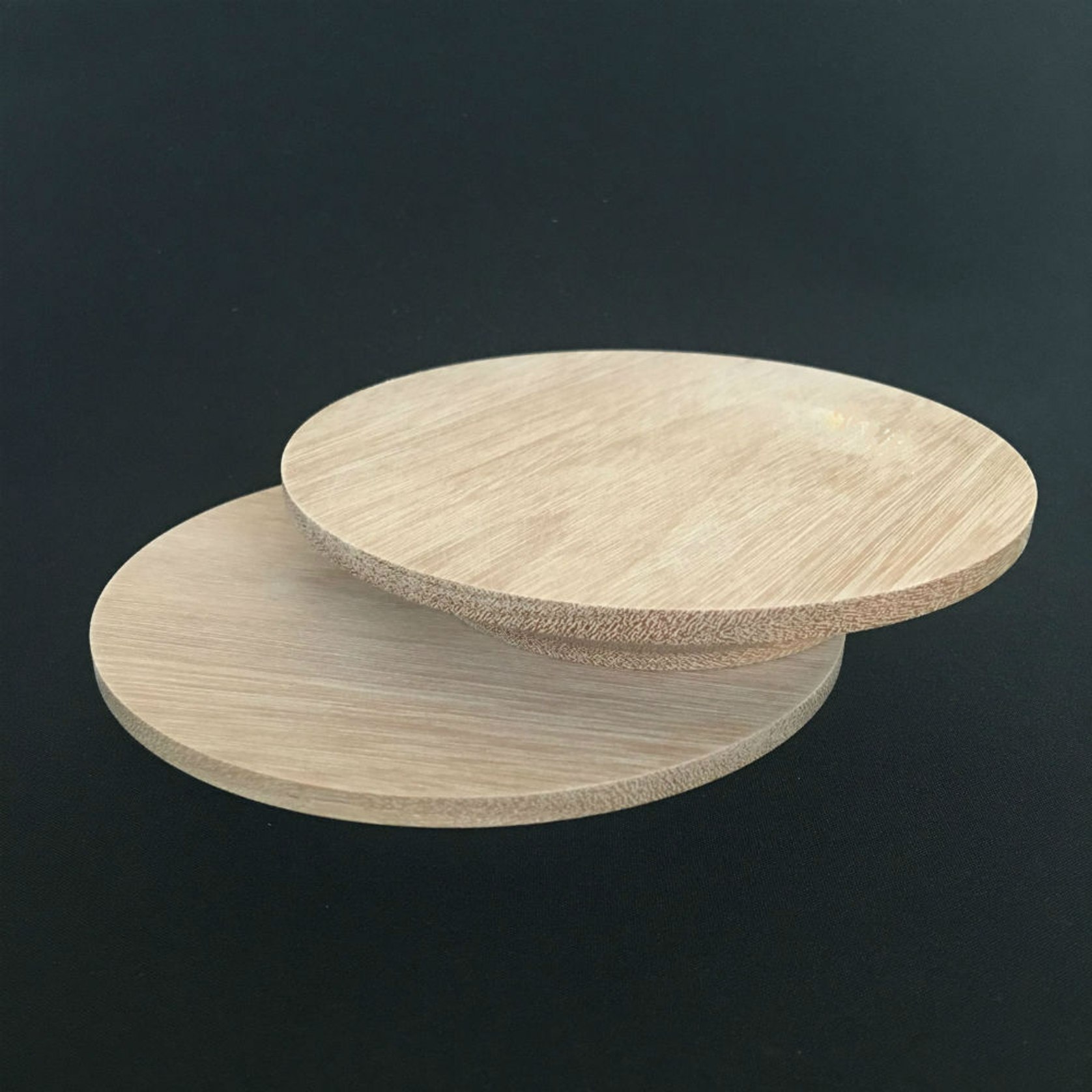 Flat Full Moon - Timber Door Handle - TDH002a | ArchiPro AU