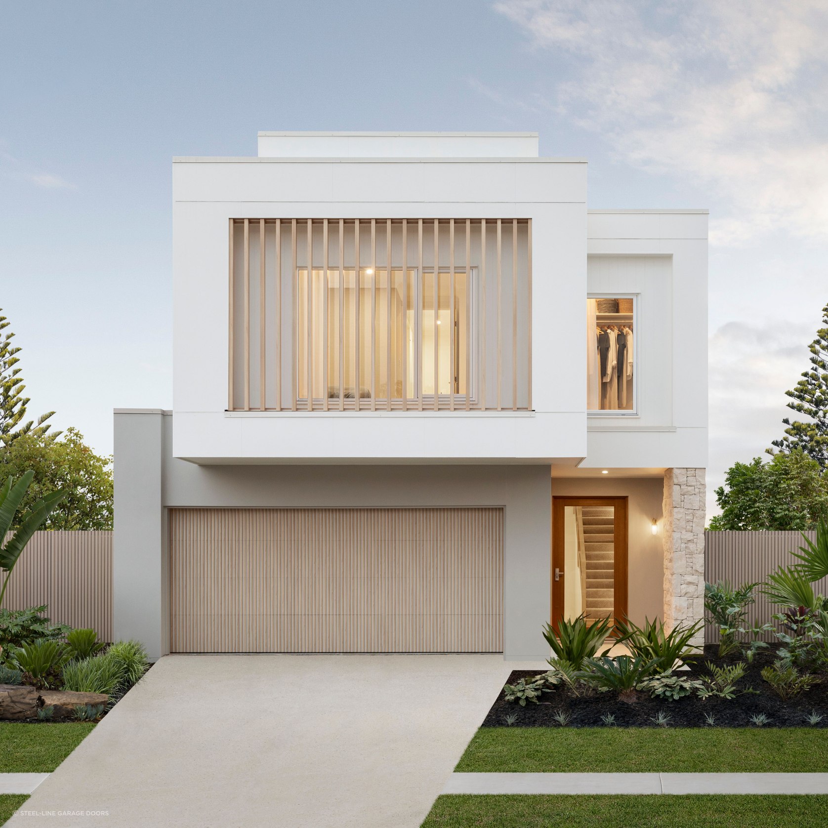Batten Sectional Garage Door | ArchiPro AU