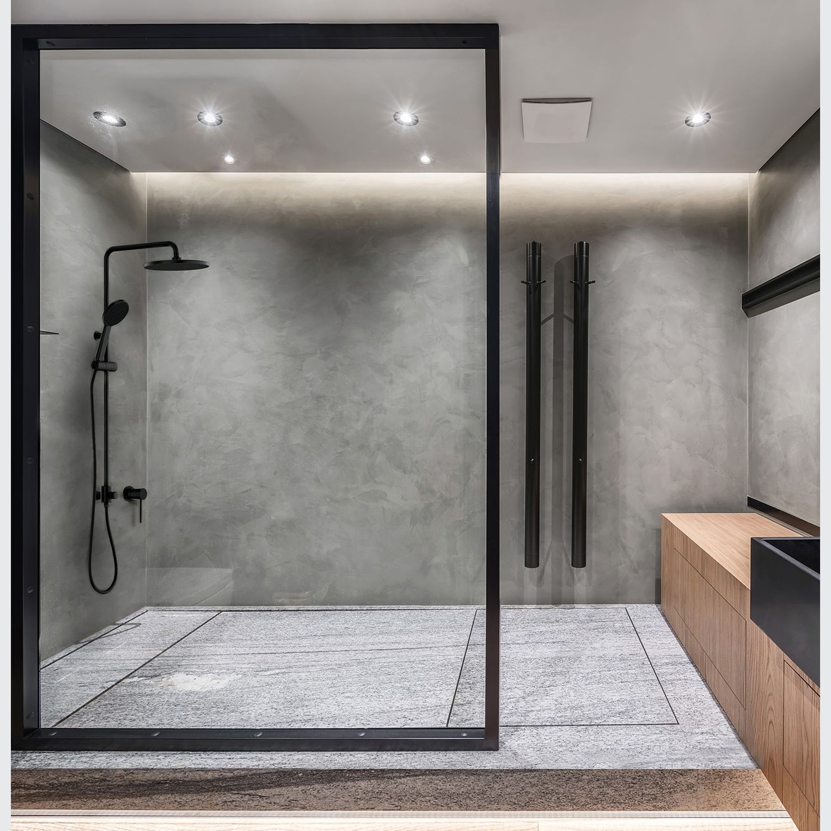 Glide RainBoost Twin Rail Shower | ArchiPro AU