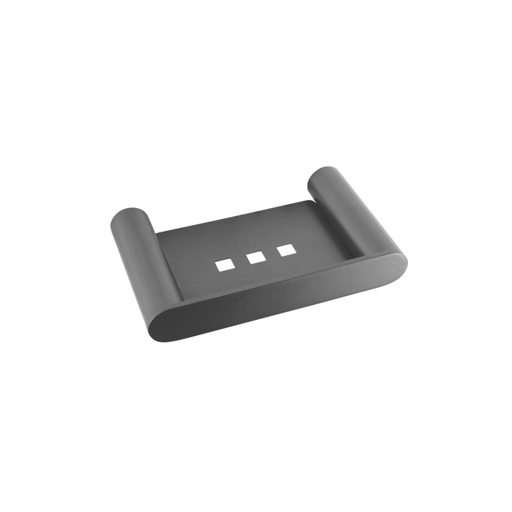 Rushy Soap Dish Gun Metal Grey | ArchiPro AU