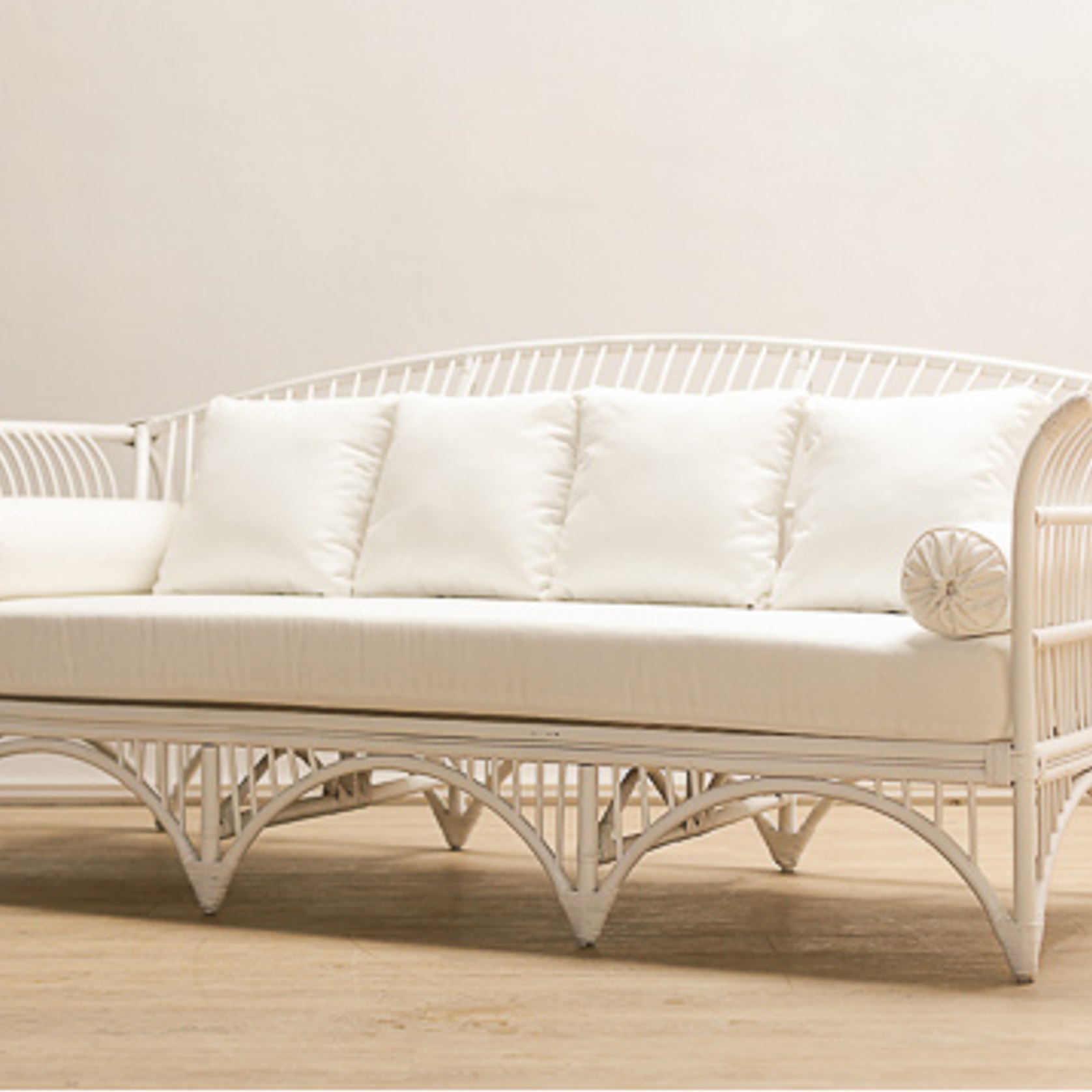 Hamilton 3 Seater Sofa – White | ArchiPro AU