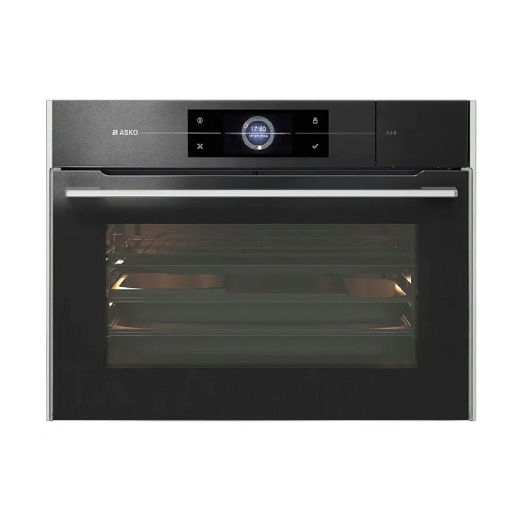 ASKO Elements 45cm Built-In Combi Pure Steam Oven - Black Pearl | ArchiPro AU