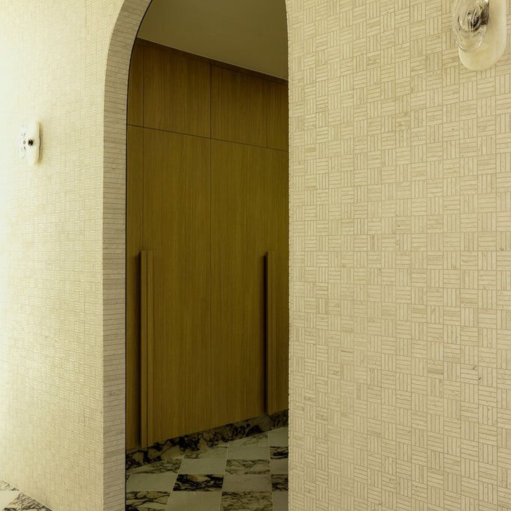 Superwhite Travertine Japanese Finger Mosaic | ArchiPro AU