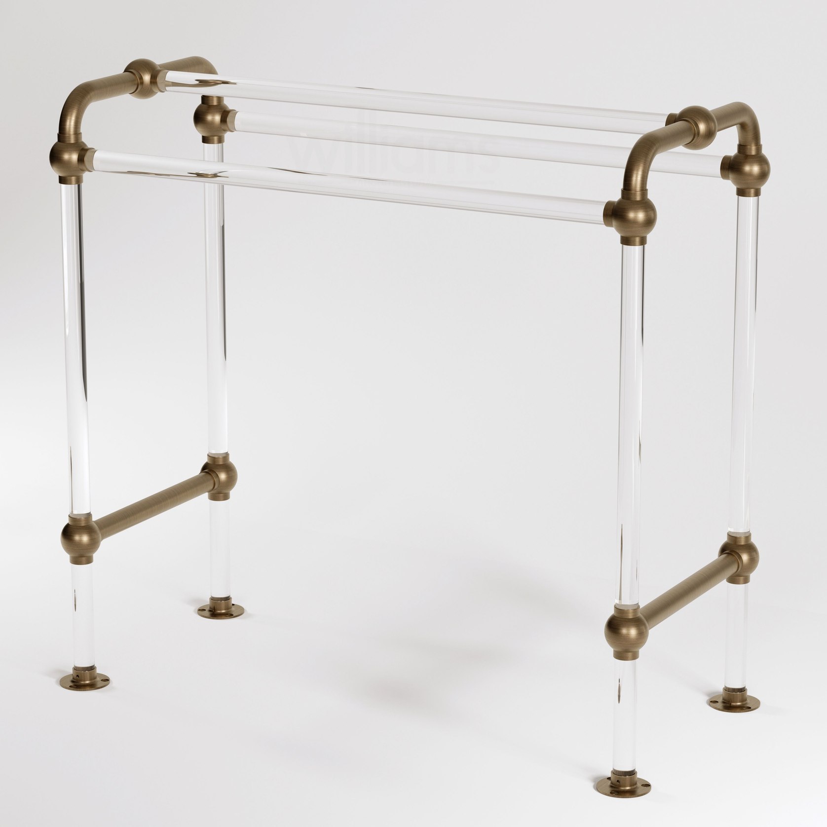 Lucite Towel Bar Deco End | ArchiPro AU