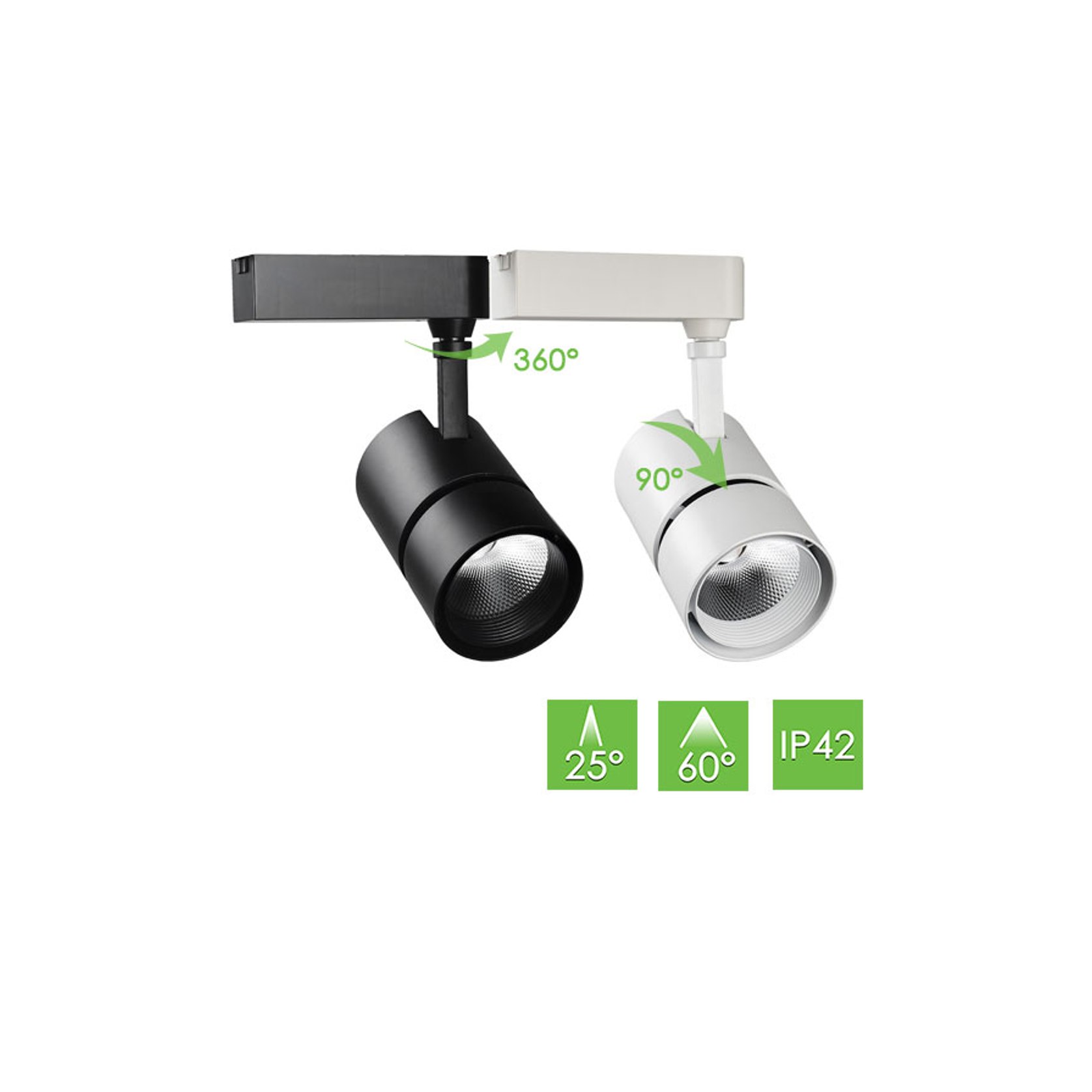 40W ME207 Wide Beam Track Light | ArchiPro AU