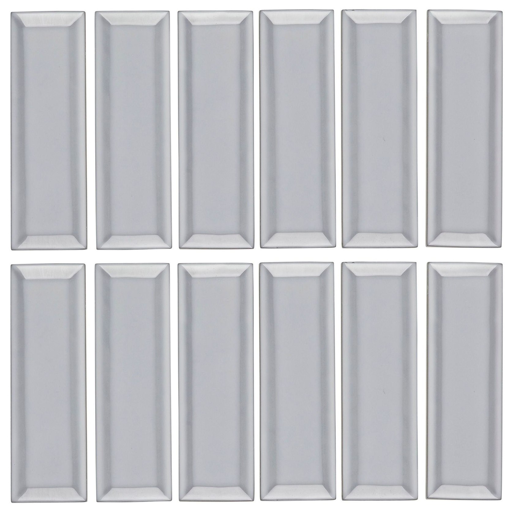 Alchemist Silver Bevel Gloss 160x52mm | ArchiPro AU