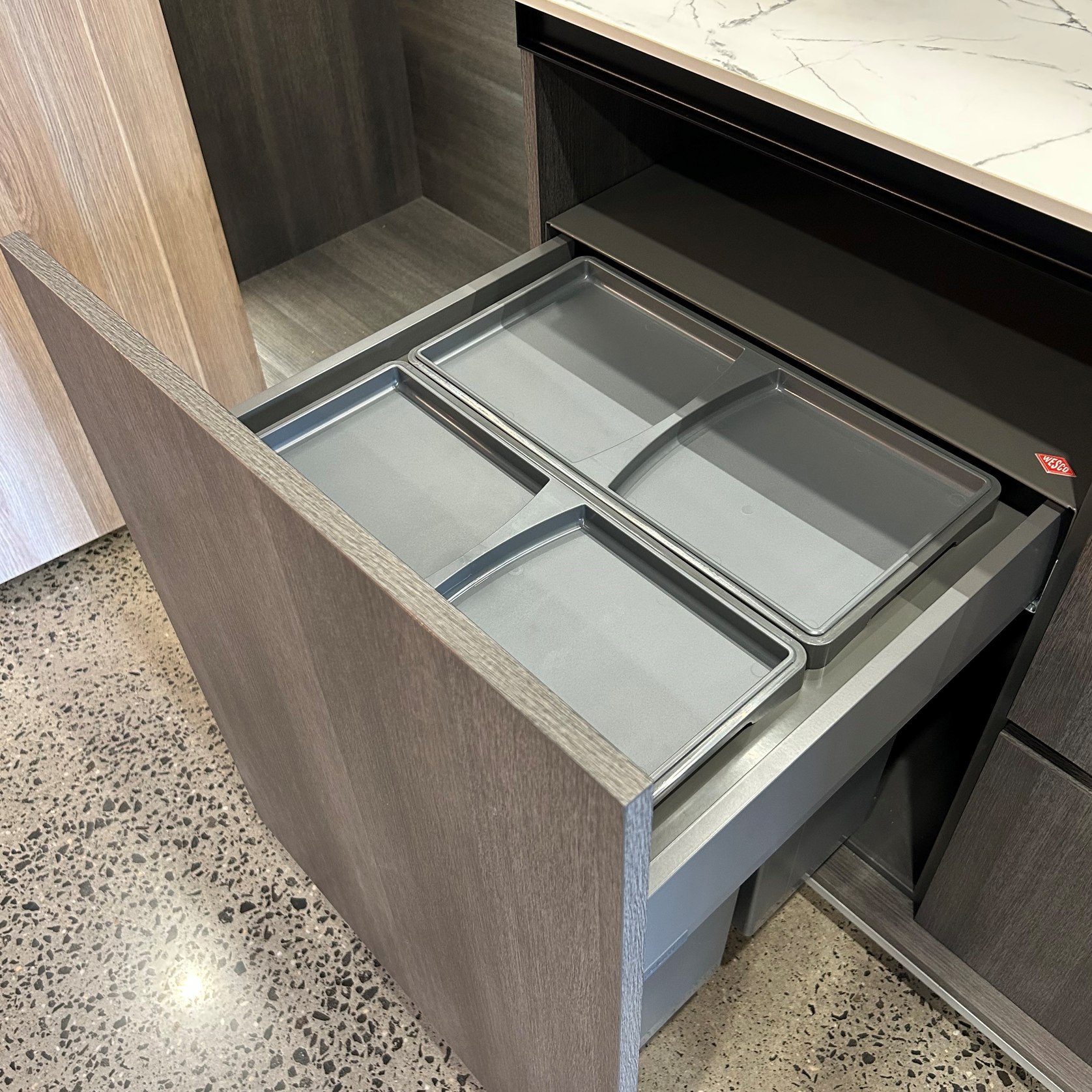 Wesco Pullboy Z waste bin for Blum MERIVOBOX | ArchiPro AU