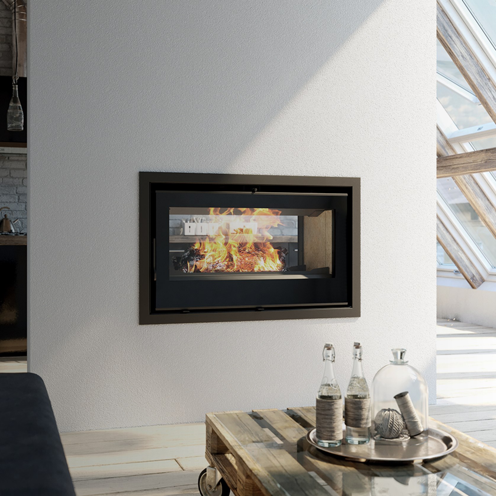 Axis I1000IB Double Sided - Contemporary Inbuilt | ArchiPro AU