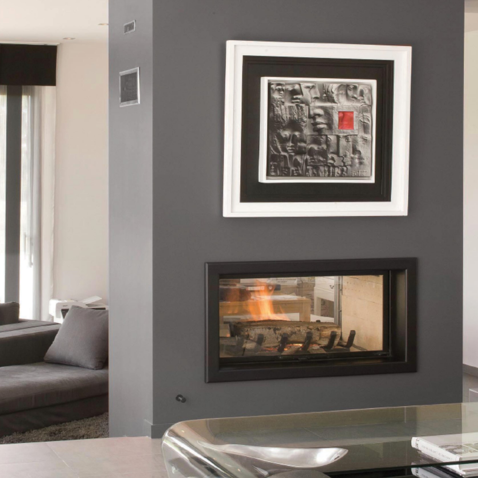 Axis H1600DS - Double Sided Fireplace | ArchiPro AU