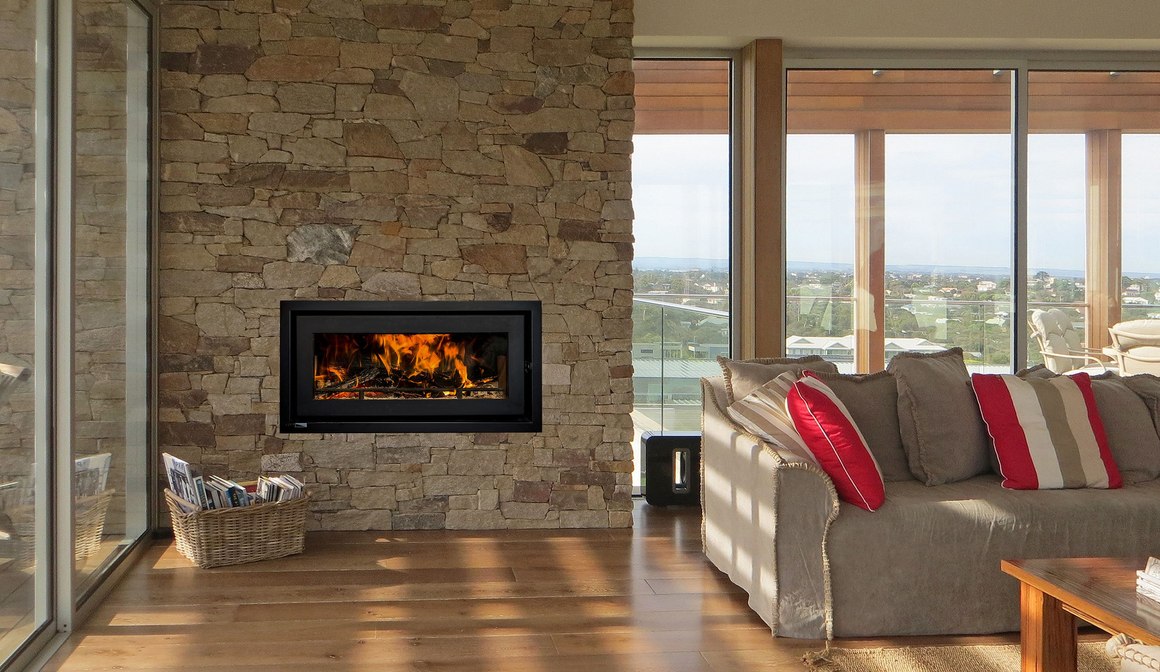 Kemlan Celestial 900 Insert Fan Forced Urban and Rural Wood Fireplace ...