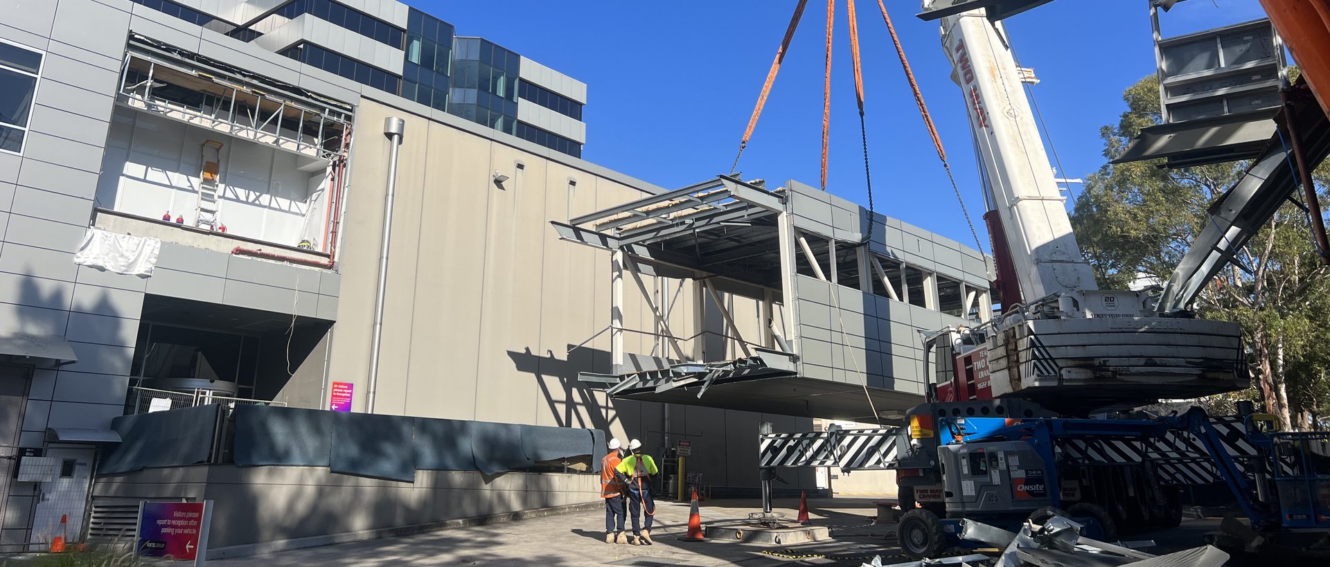 Foxtel - Link Bridge Demolition by Acumen Corp | ArchiPro AU