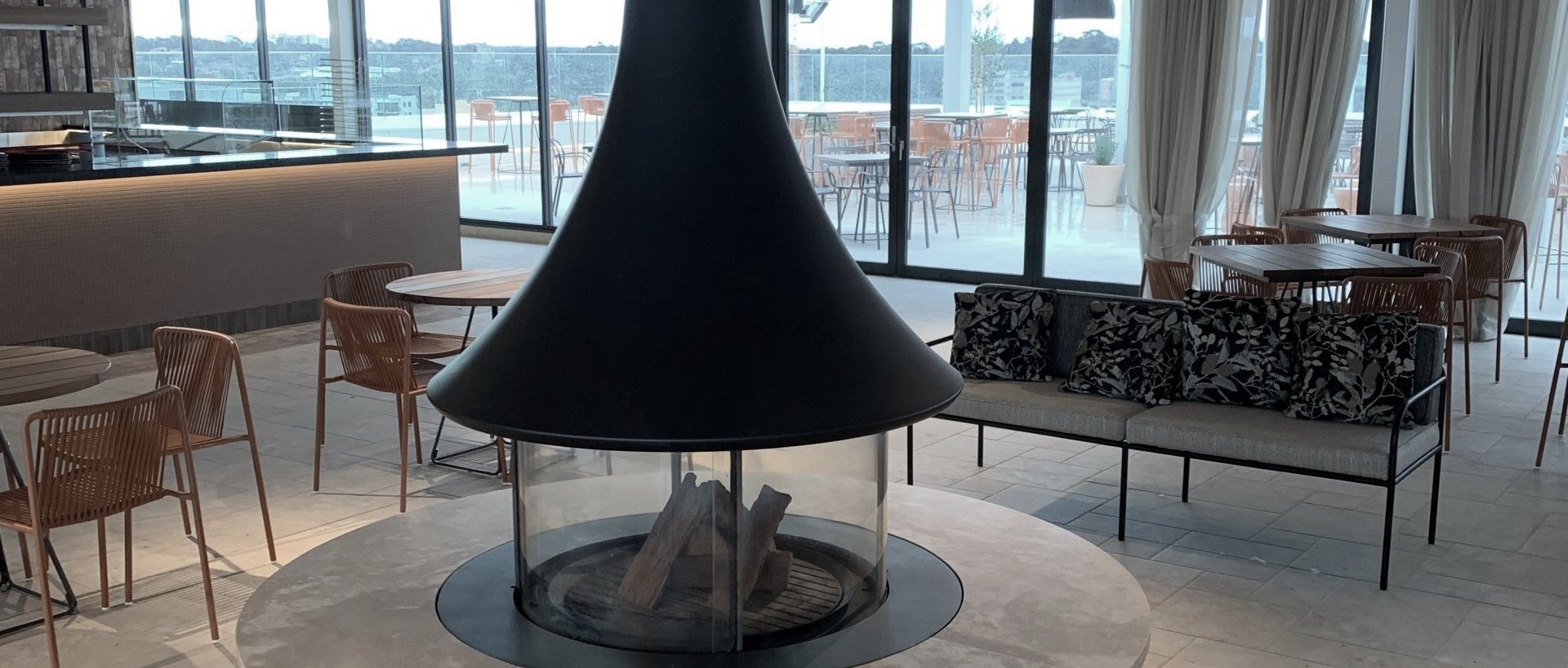 Lady Banks Rooftop Bar by Sculpt Fireplace Collection | ArchiPro AU