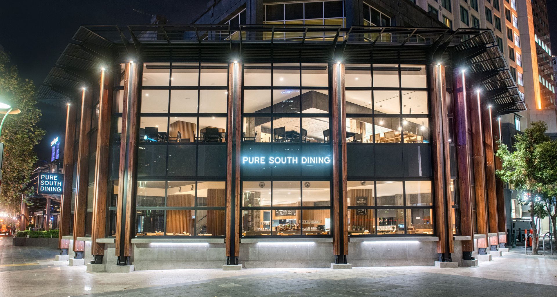 Commercial Restaurant Fit-Out – Pure South Dining by Hedger Constructions | ArchiPro AU