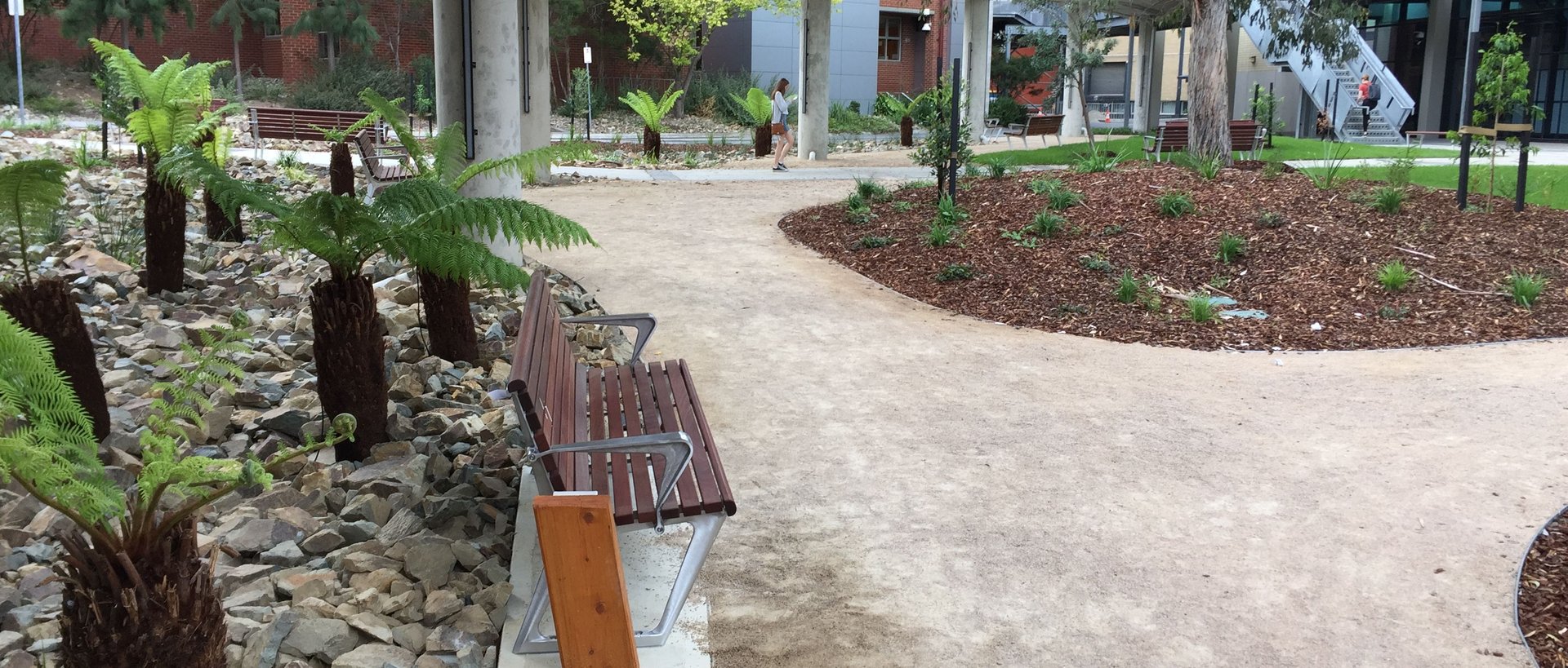 Deakin University Burwood Campus Central Courtyard by Perry Mills ...