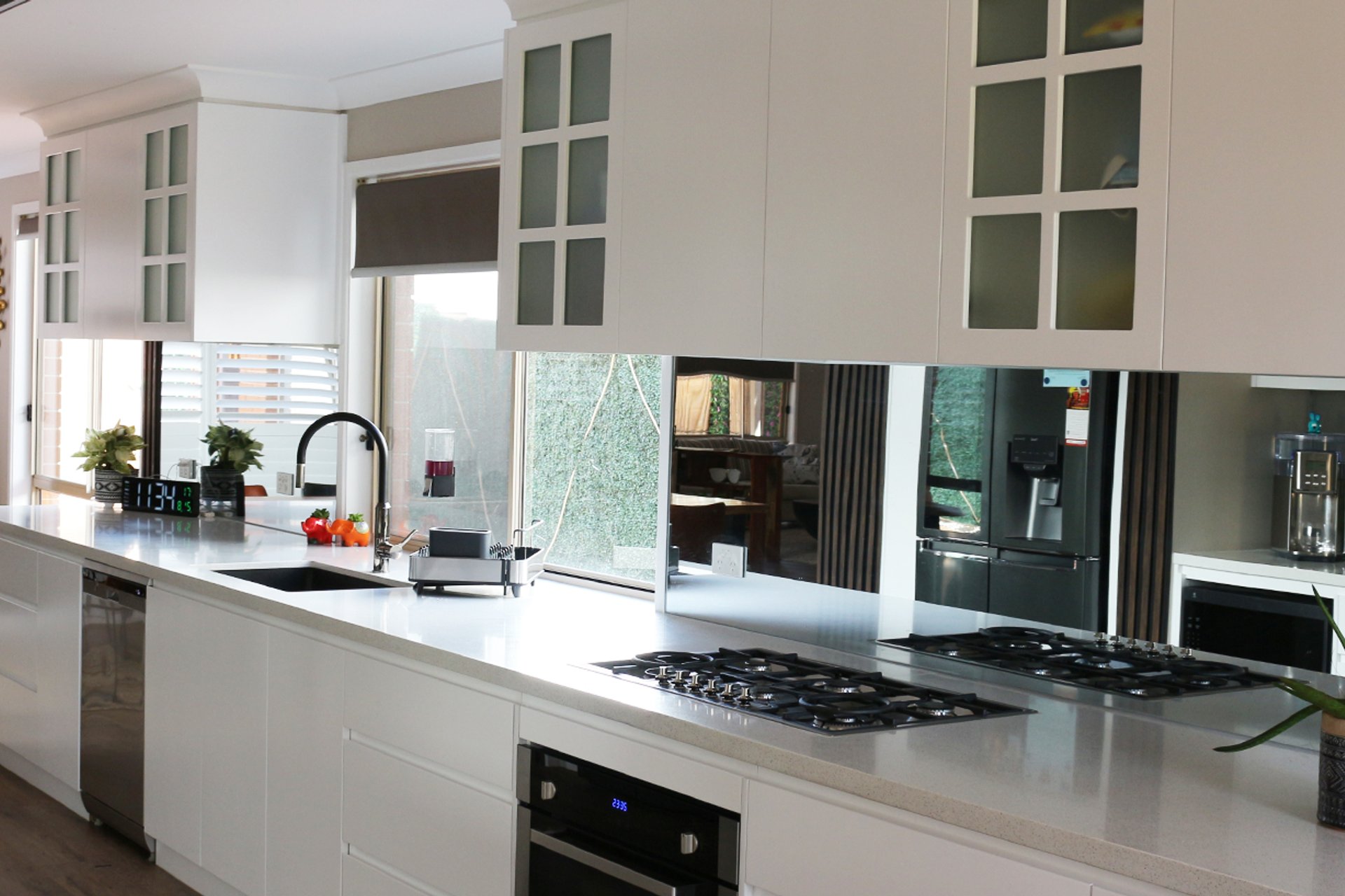 Modern Kitchen with 3d wall Panels by Kitchen Tek Australia | ArchiPro AU