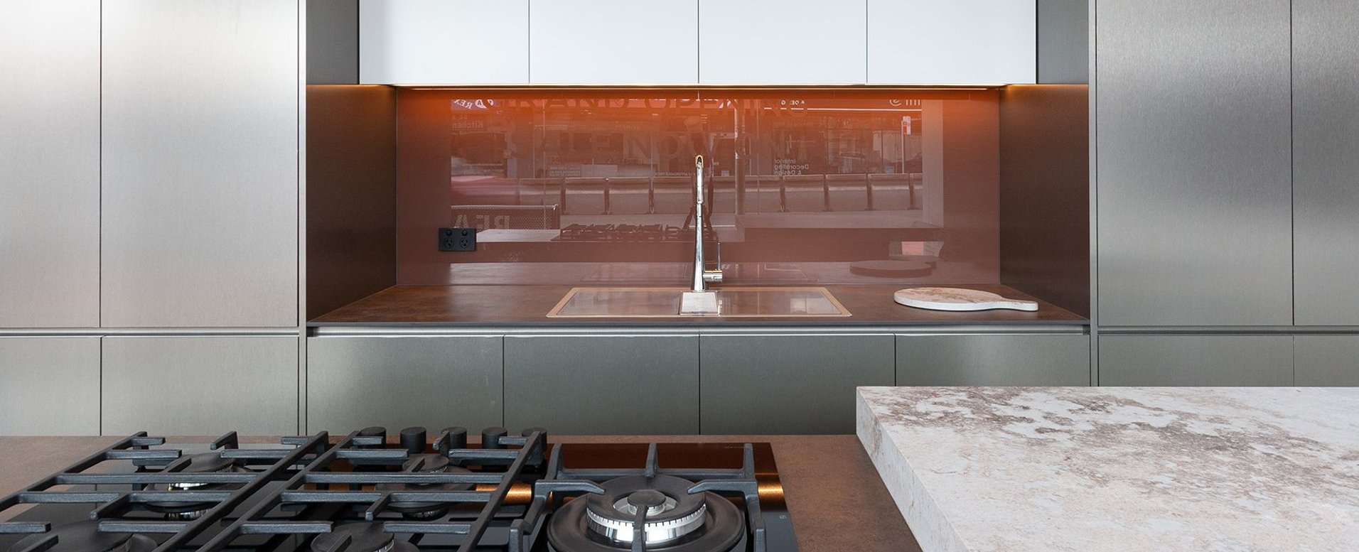 Industrial Metallic Kitchen Design – Drummoyne by Premier Kitchens ...