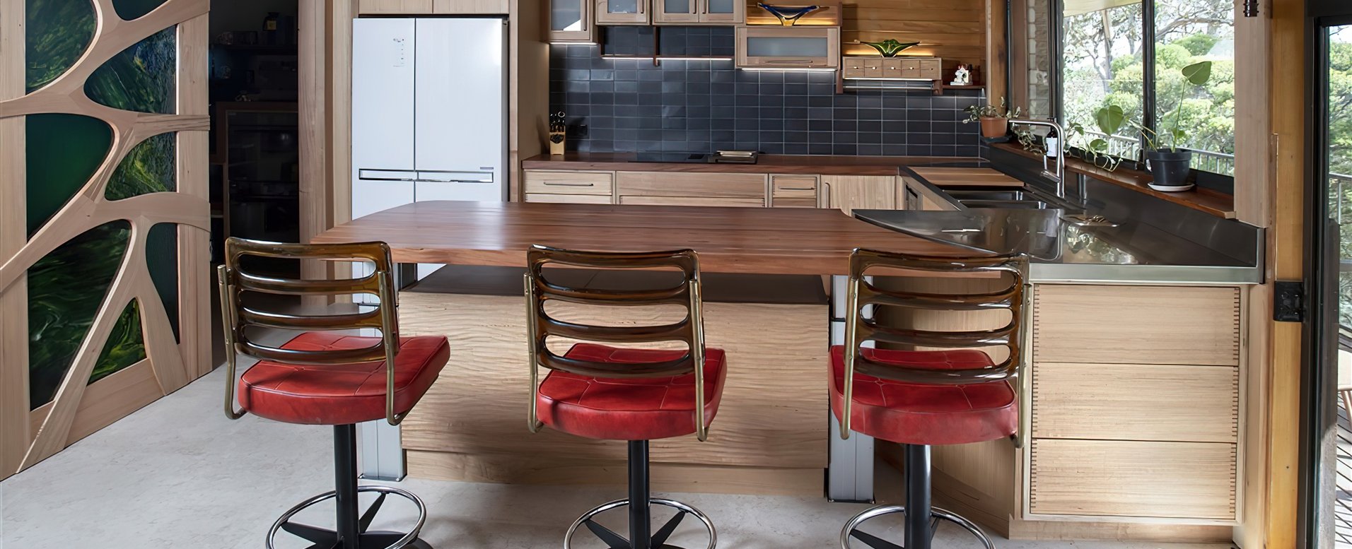 Timber Adjustable Benchtop Kitchen by Select Custom Joinery | ArchiPro AU