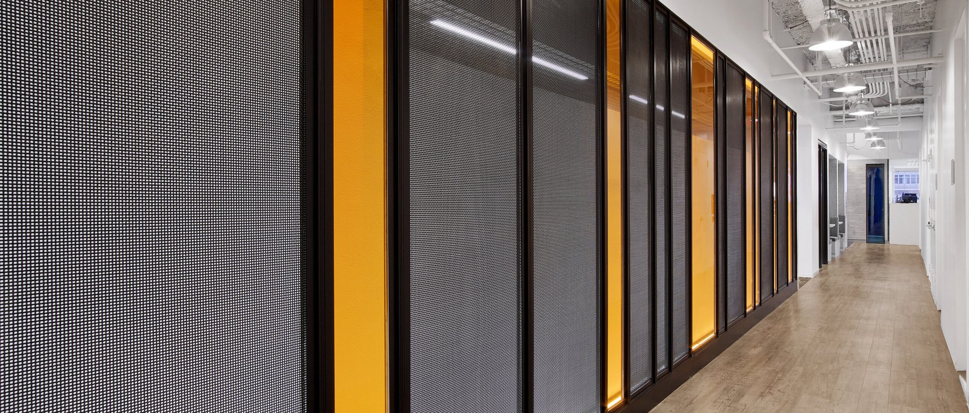 Office Space features Wire Mesh Partitions by Wovenpanel® | ArchiPro AU