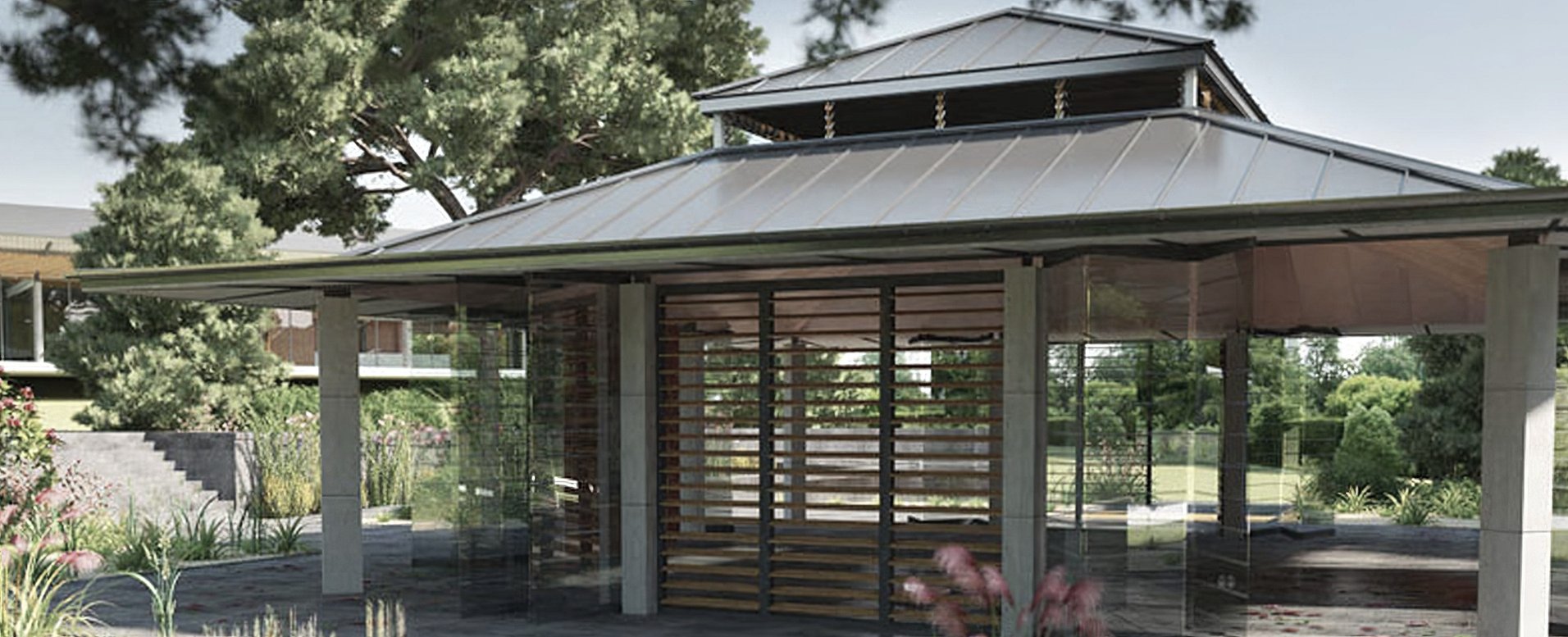 Lotus Pavilion - Visualisation of Memorial Pavilion by 3D Environment ...