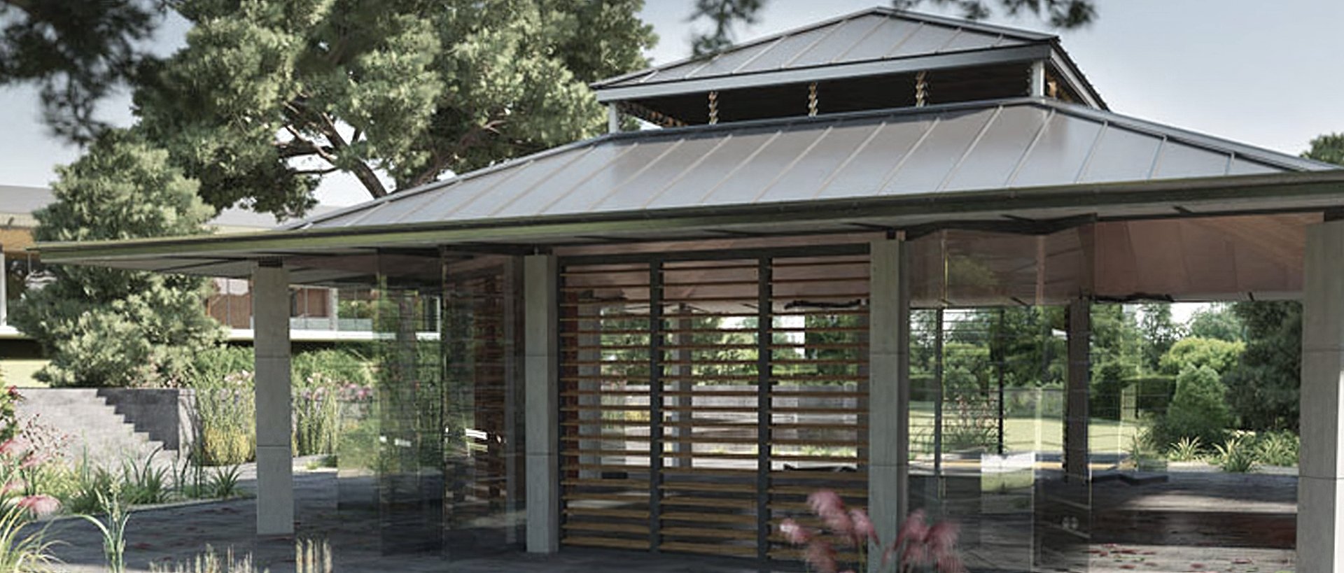 Lotus Pavilion - Visualisation of Memorial Pavilion by 3D Environment ...